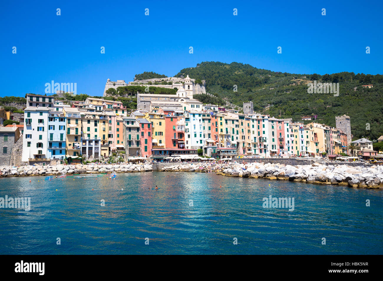Porto Venere, Italy - June 2016 - Cityscape Stock Photo - Alamy