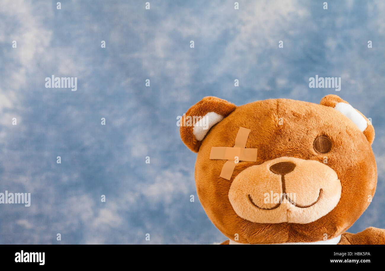 Injured Teddy Bear Stock Photo - Alamy