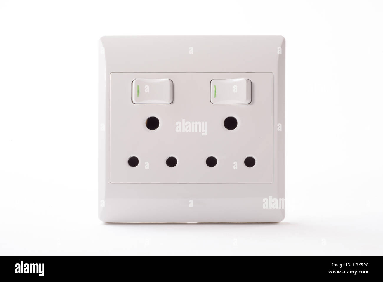 Double Wall Plug Stock Photo - Alamy