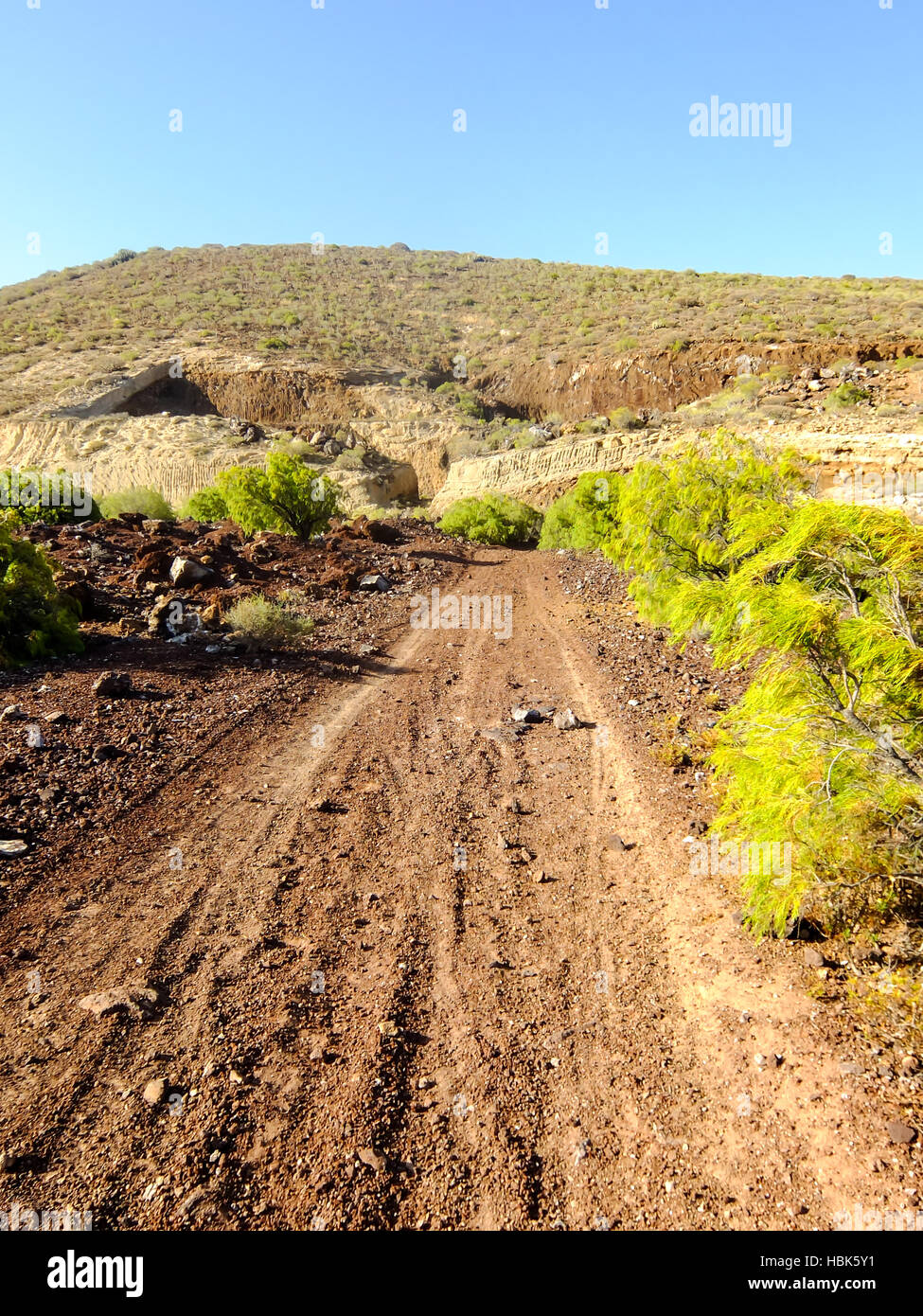 Dry Desert Landscape Stock Photo - Alamy
