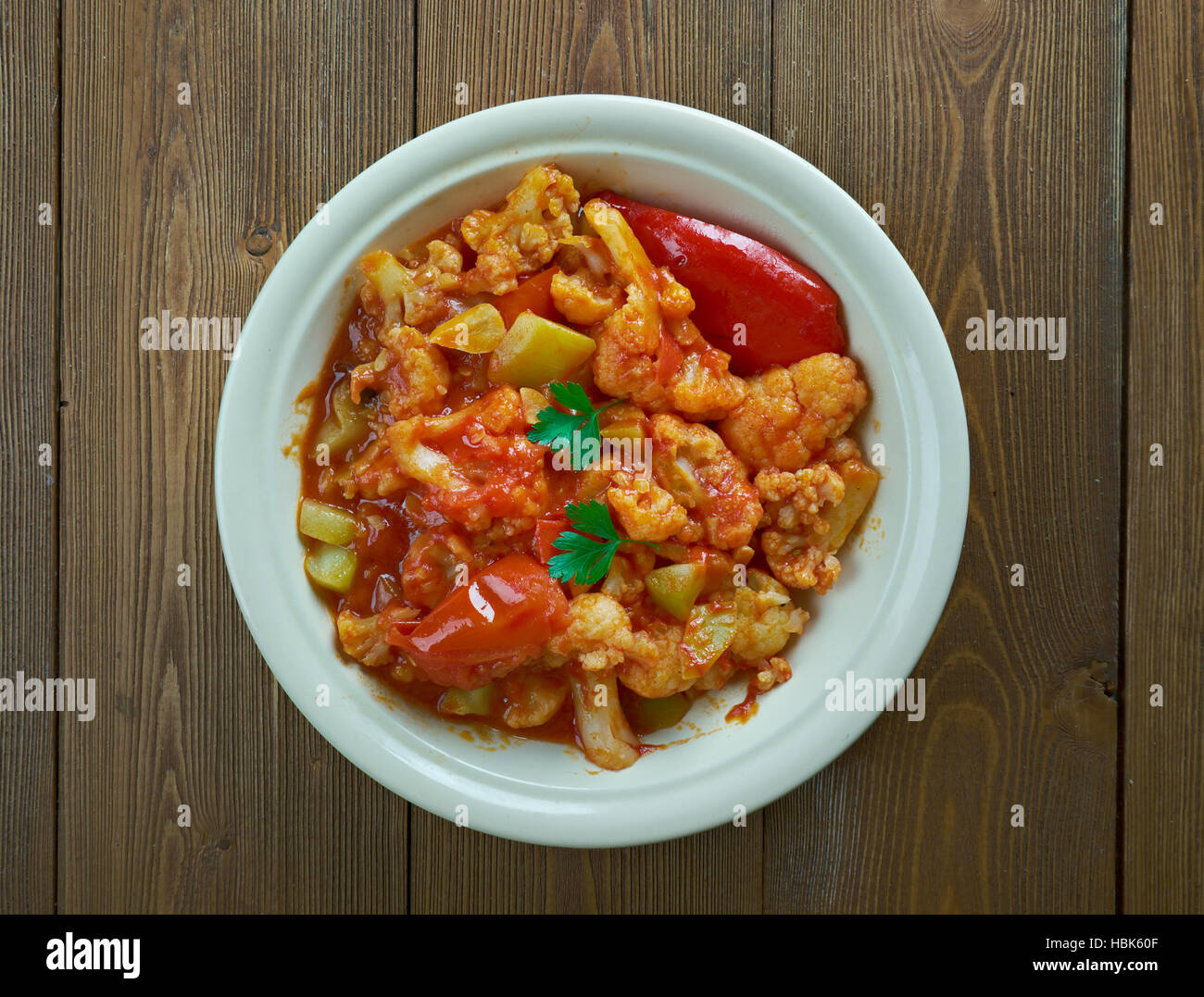 Turkish vegetable dish Stock Photo - Alamy