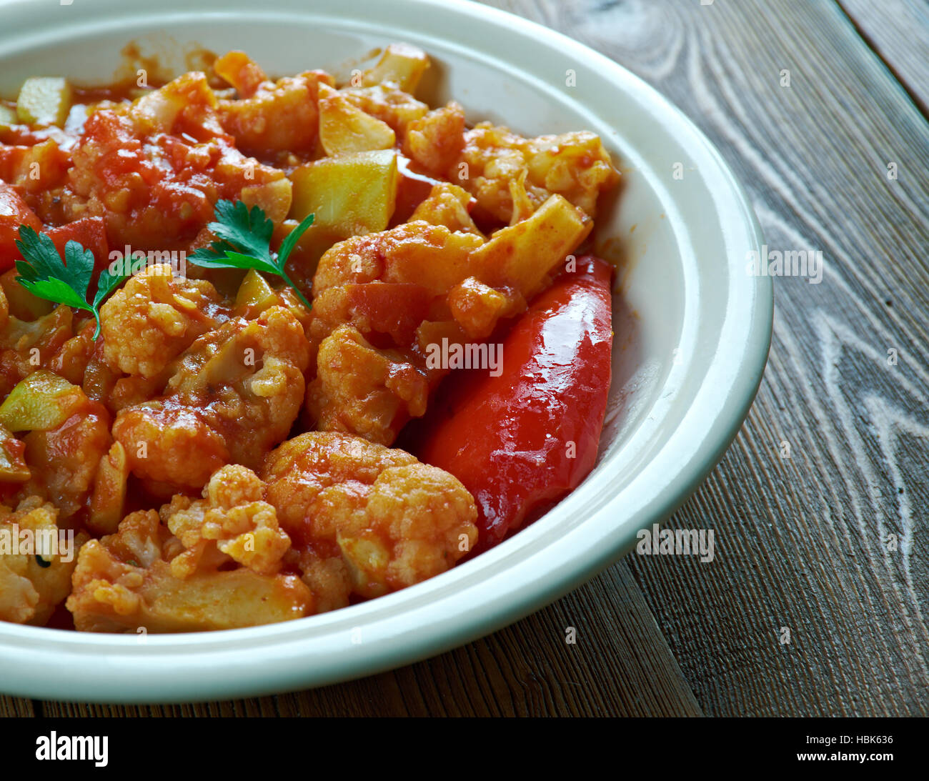 Turkish vegetable dish Stock Photo - Alamy