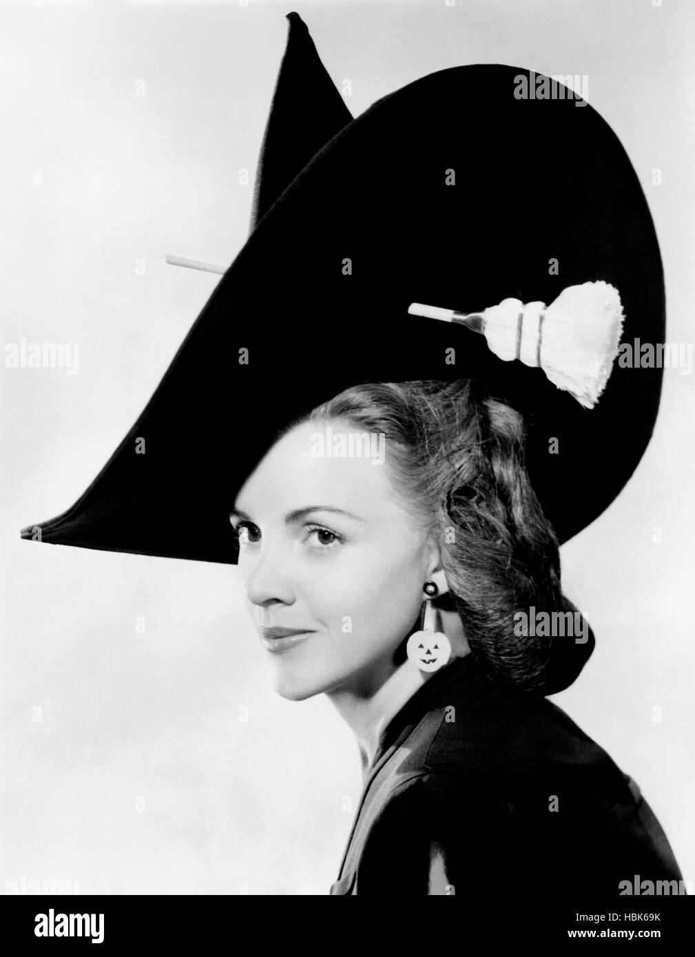 CHILD OF DIVORCE, Madge Meredith, wearing a Halloween hat designed by ...