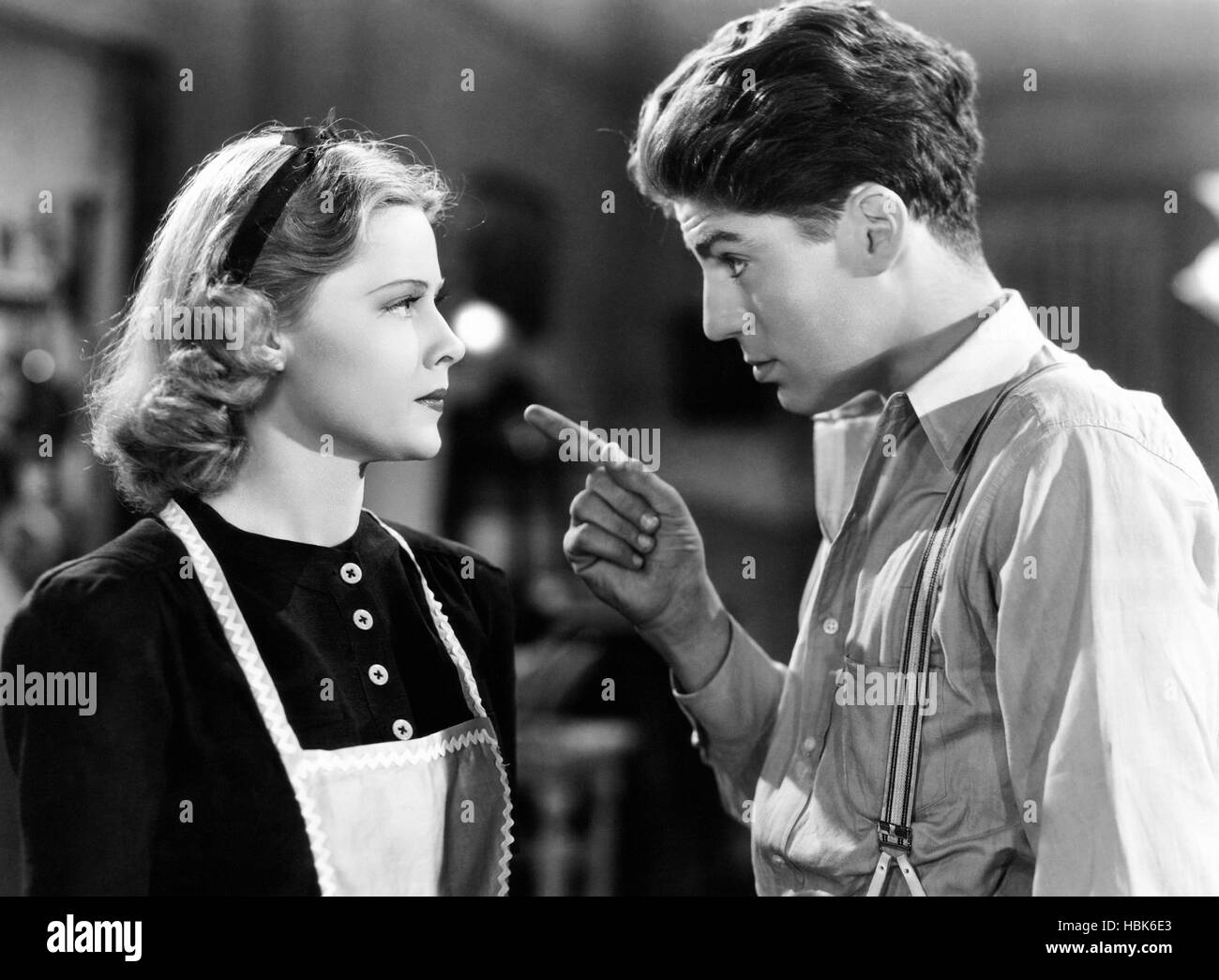 CALL A MESSENGER, from left, Anne Nagel, Billy Halop, 1939 Stock Photo ...