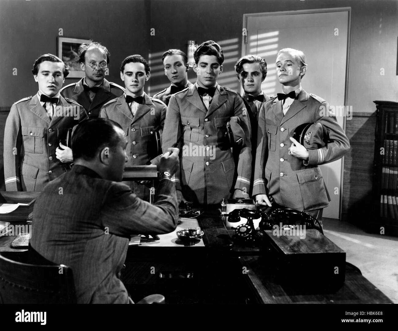 CALL A MESSENGER, from left, Harris Berger, El Brendel, David Gorcey ...