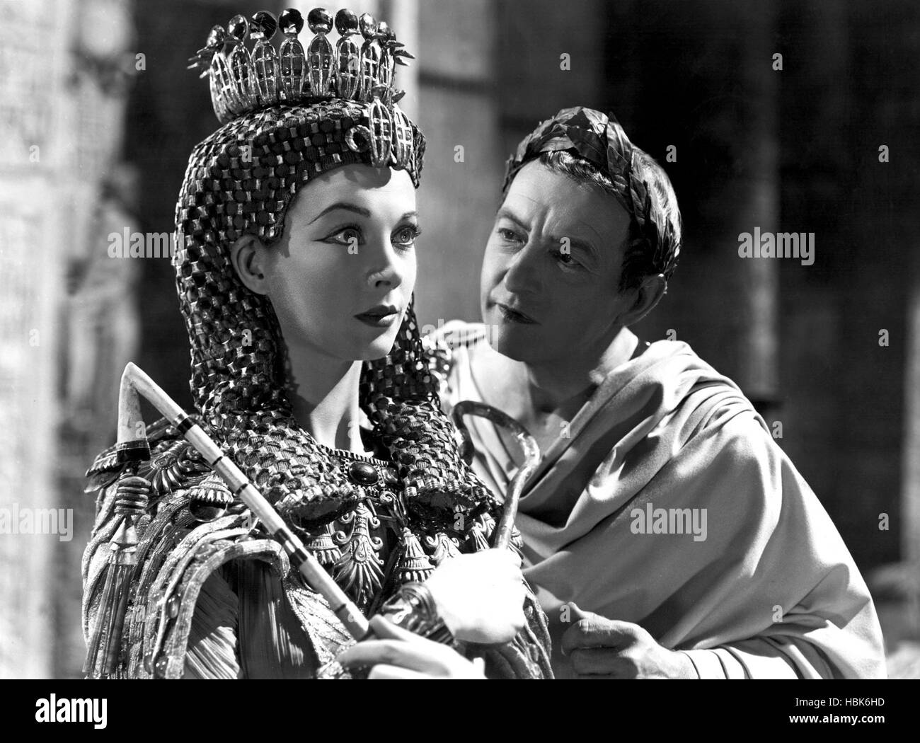 CAESAR AND CLEOPATRA, Vivien Leigh, Claude Rains, 1945 Stock Photo - Alamy