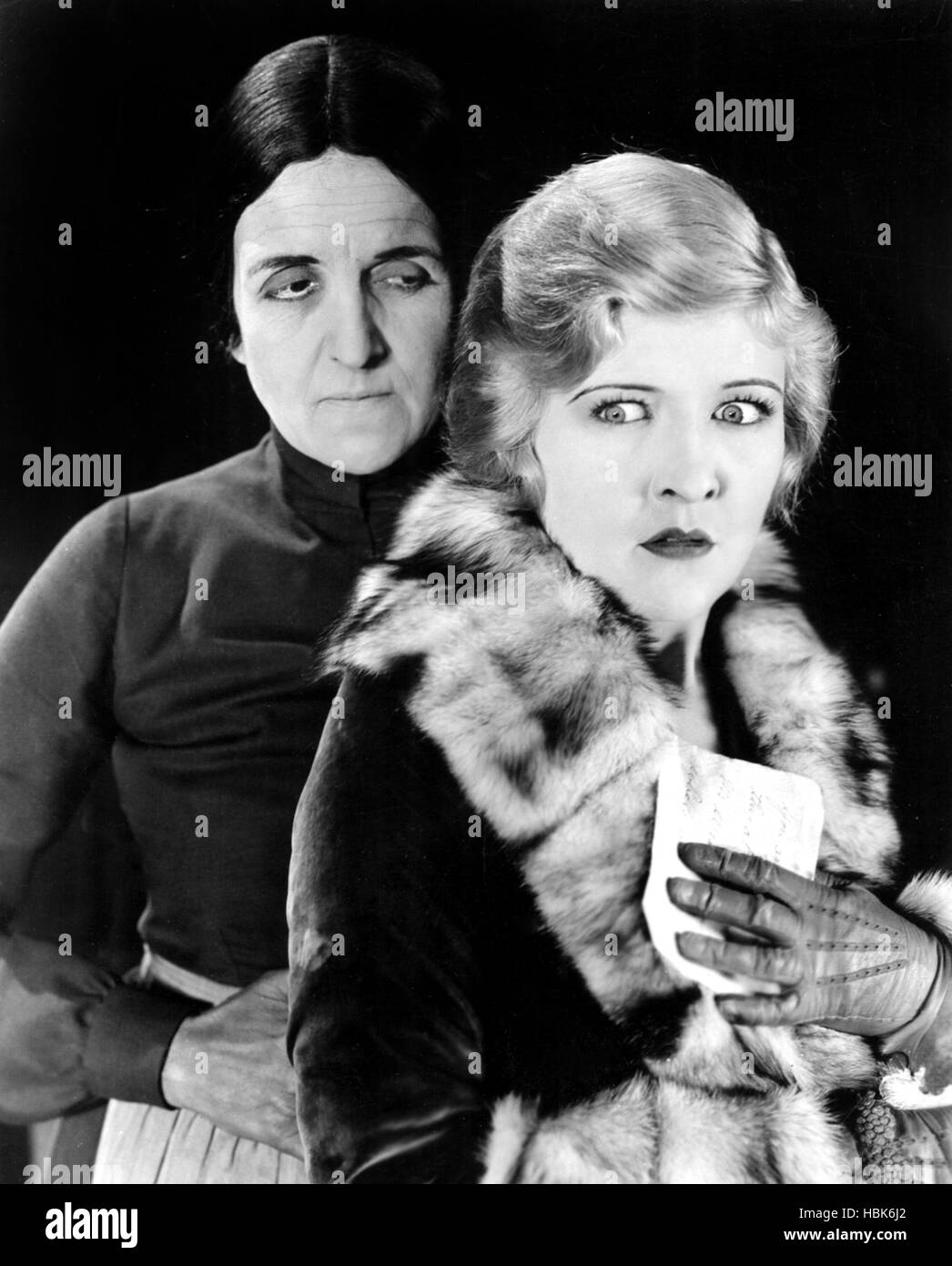 THE CAT AND THE CANARY, from left: Martha Mattox, Laura La Plante, 1927 ...