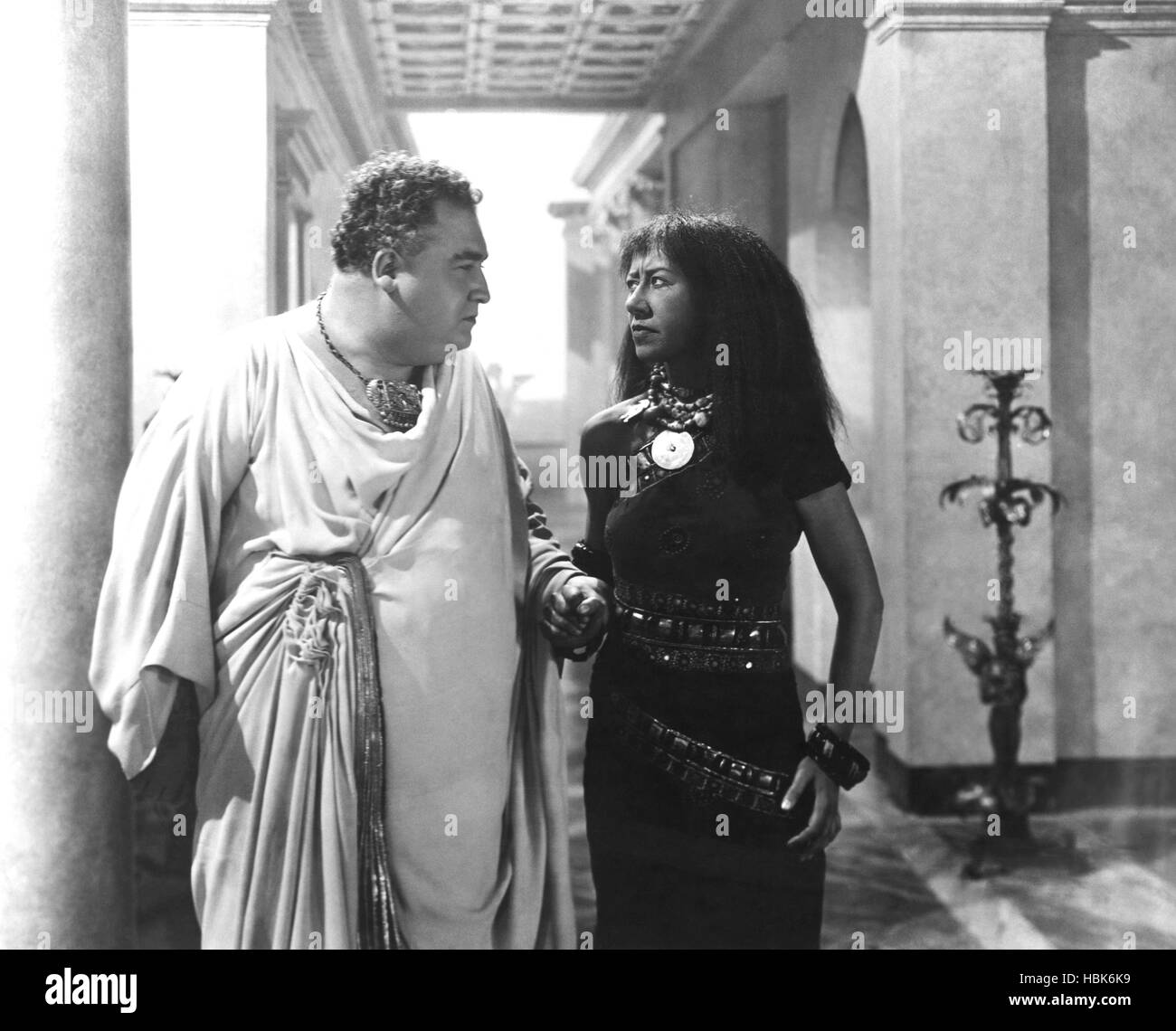 CAESAR AND CLEOPATRA, Francis L. Sullivan, Flora Robson, 1945 Stock ...