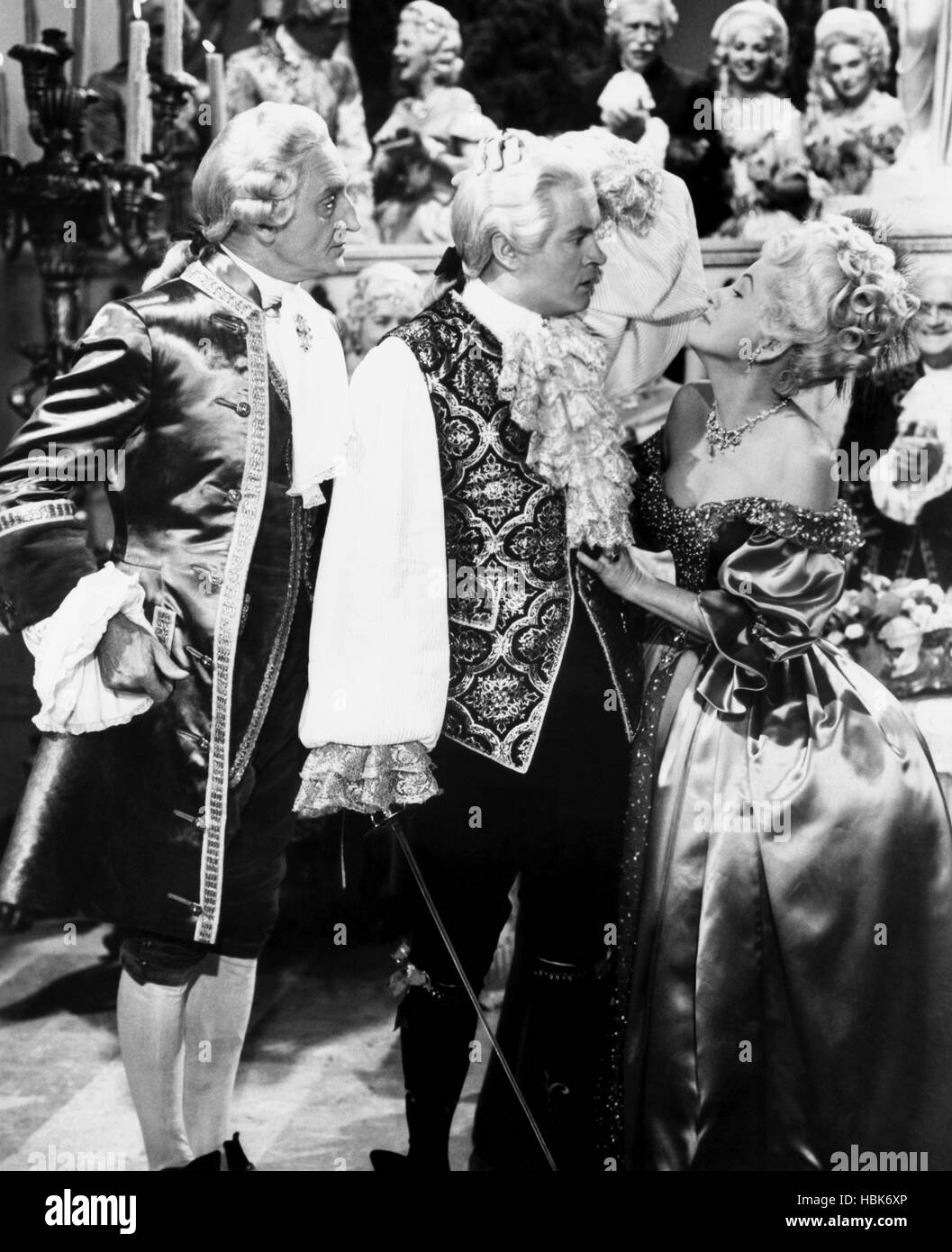 CASANOVA'S BIG NIGHT, from left, Basil Rathbone, Bob Hope, 1954 Stock ...