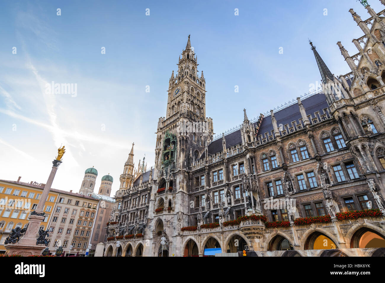 Marienplatz town hall, Munich, Germany Stock Photo - Alamy