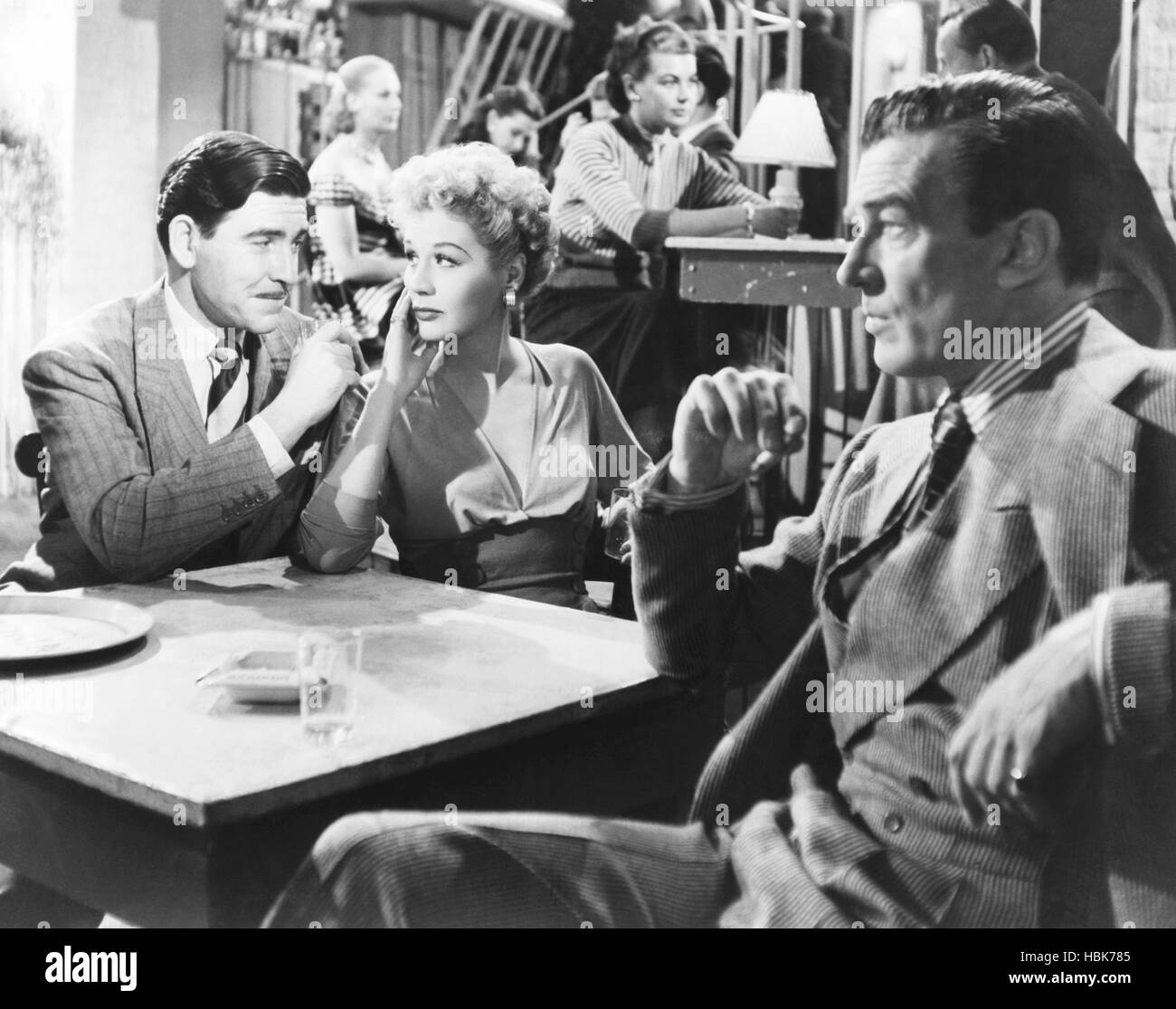CALLING BULLDOG DRUMMOND, from left: Robert Beatty, Margaret Leighton ...