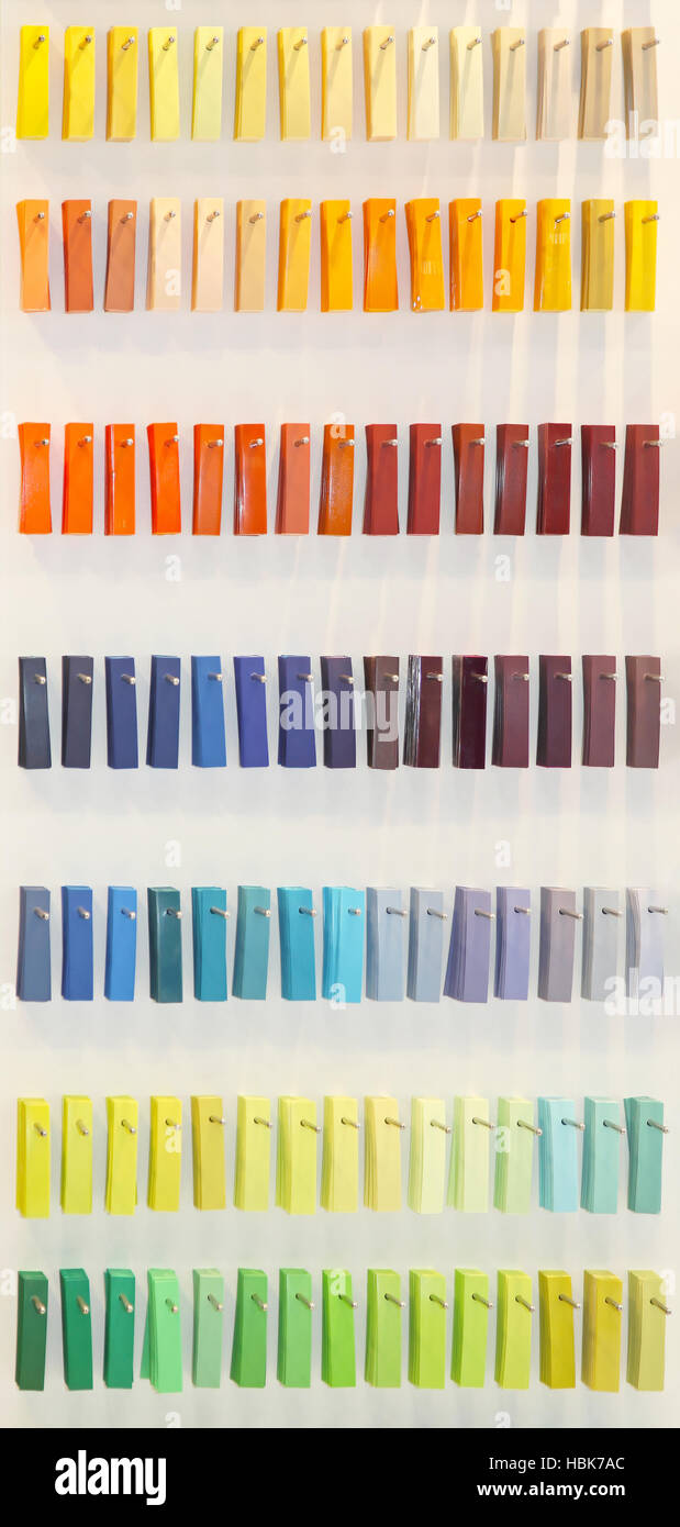 Color samples hi-res stock photography and images - Alamy