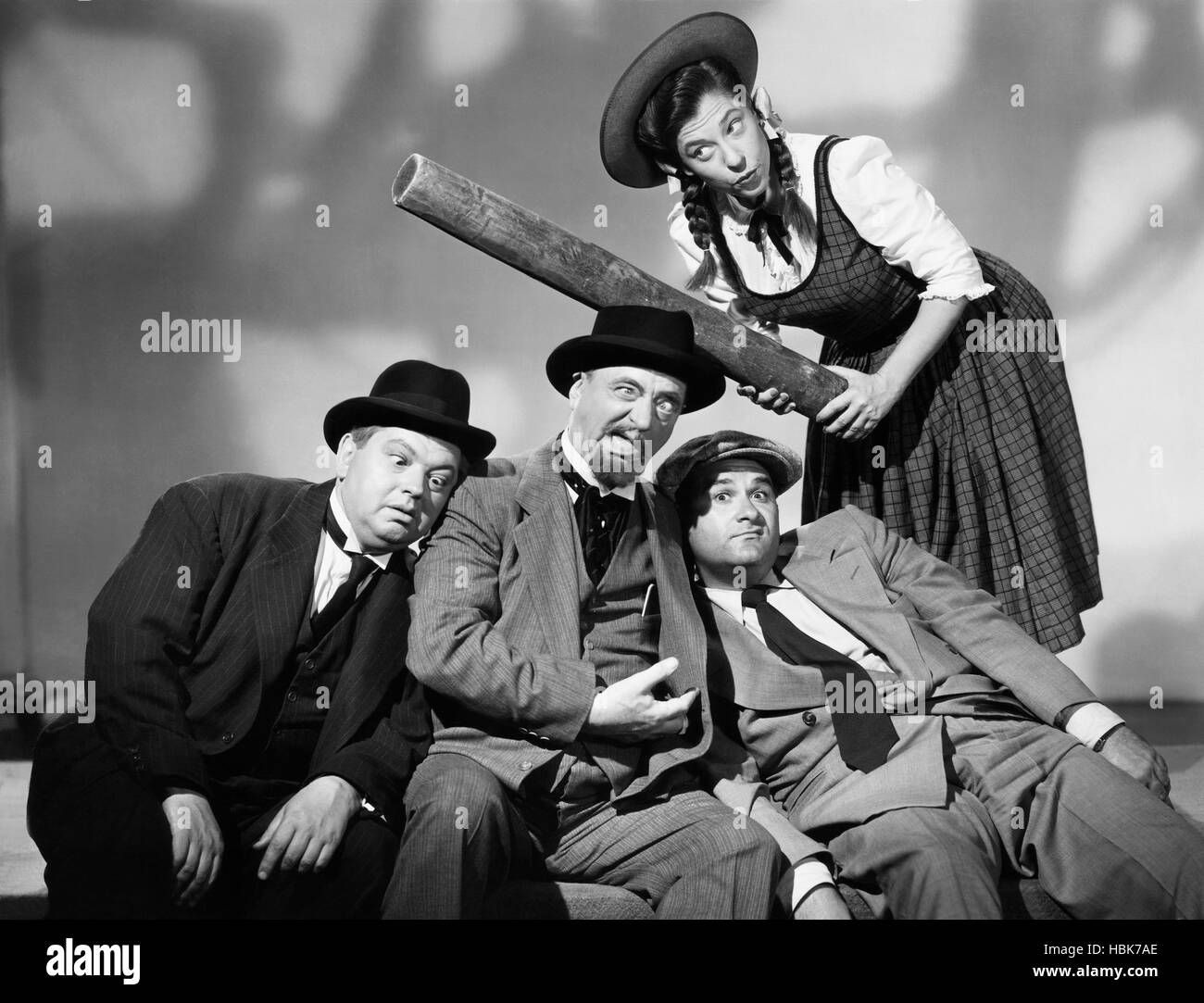 CAROLINA CANNONBALL, seated from left: Leon Askin, Sig Ruman, Jack ...