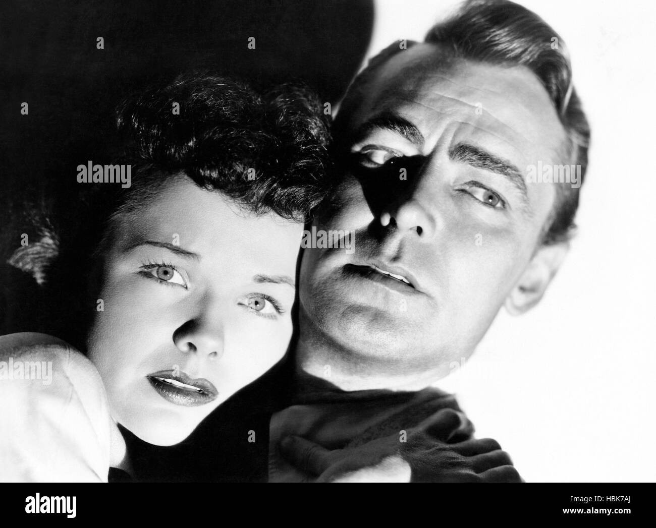 CAPTAIN CAREY, U.S.A., from left: Wanda Hendrix, Alan Ladd, 1950 Stock ...