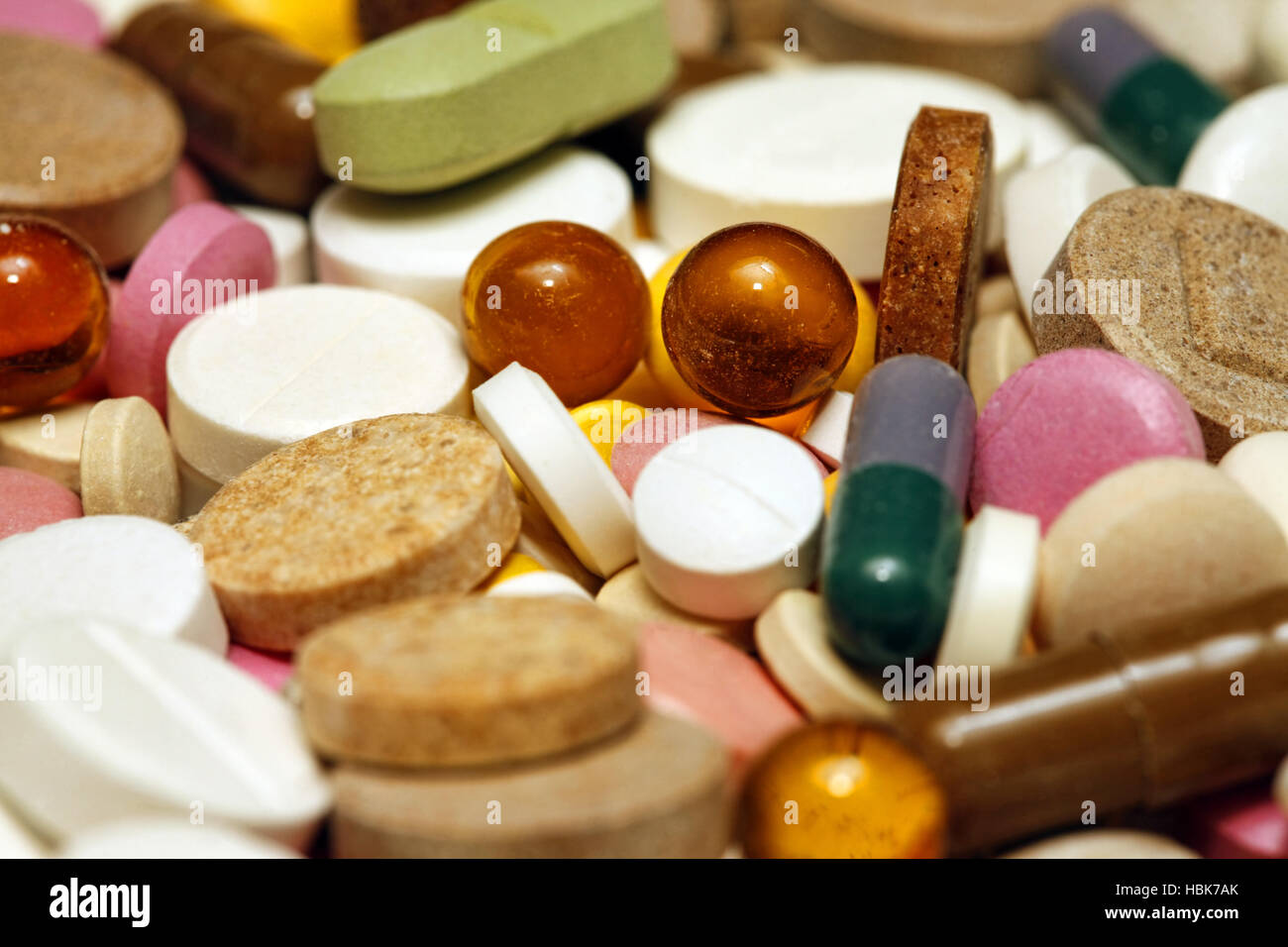 Assorted colorful pills and capsules Stock Photo - Alamy