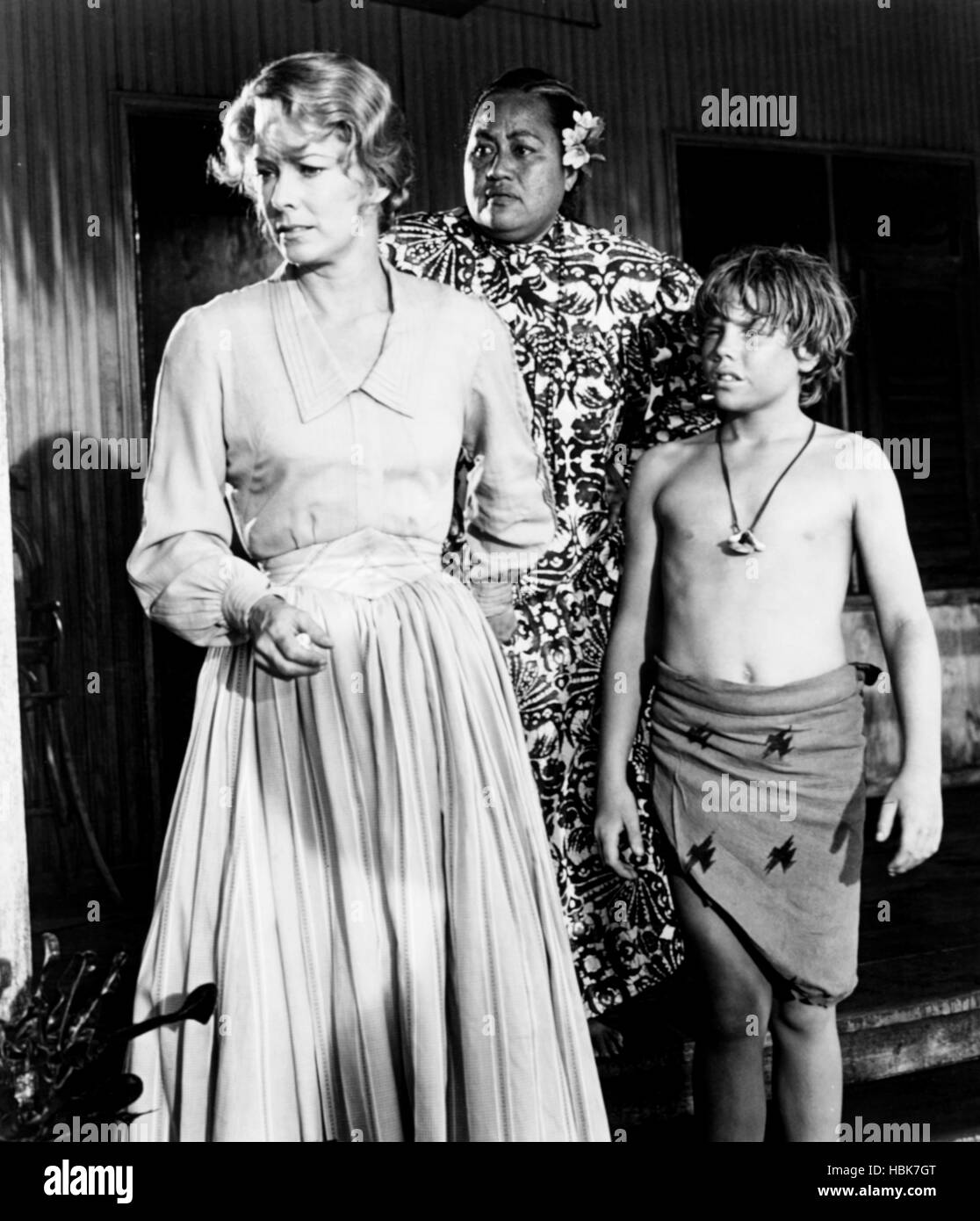 THE CASTAWAY COWBOY, from left, Vera Miles, Elizabeth Smith, Eric Shea ...