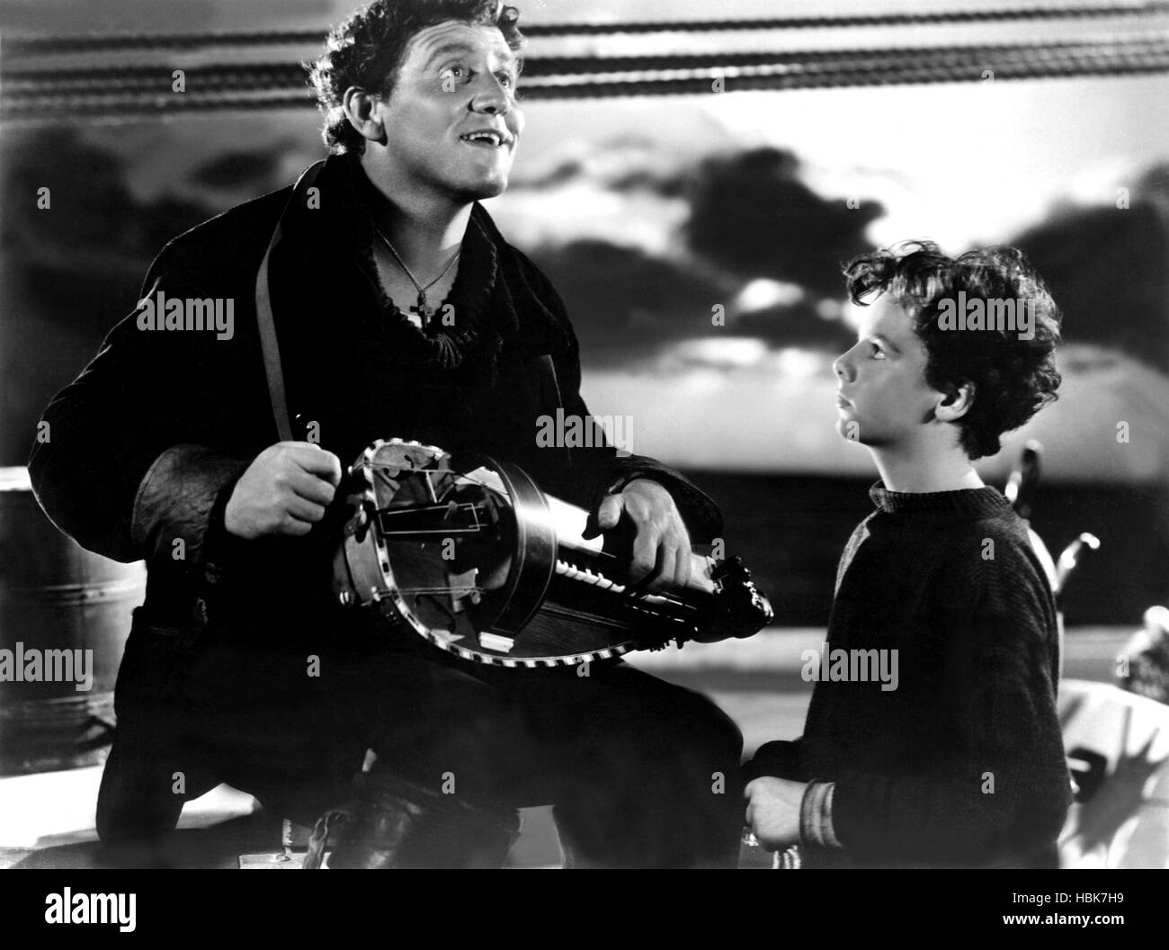 CAPTAINS COURAGEOUS, Spencer Tracy, Freddie Bartholomew, 1937 Stock ... CAPTAINS COURAGEOUS, Spencer Tracy, Freddie Bartholomew, 1937 Stock ...