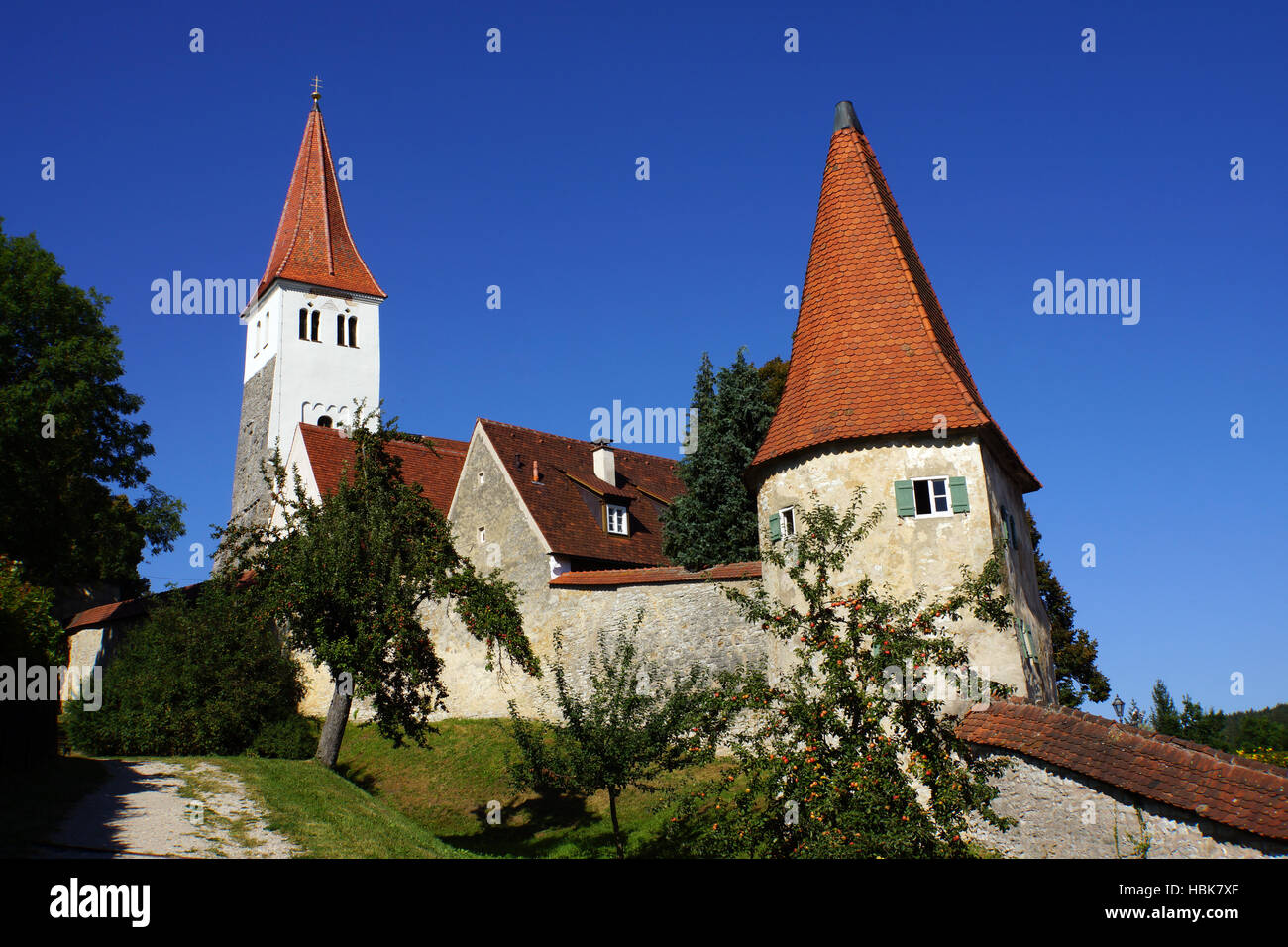 romanic basilica Saint Martin Stock Photo - Alamy