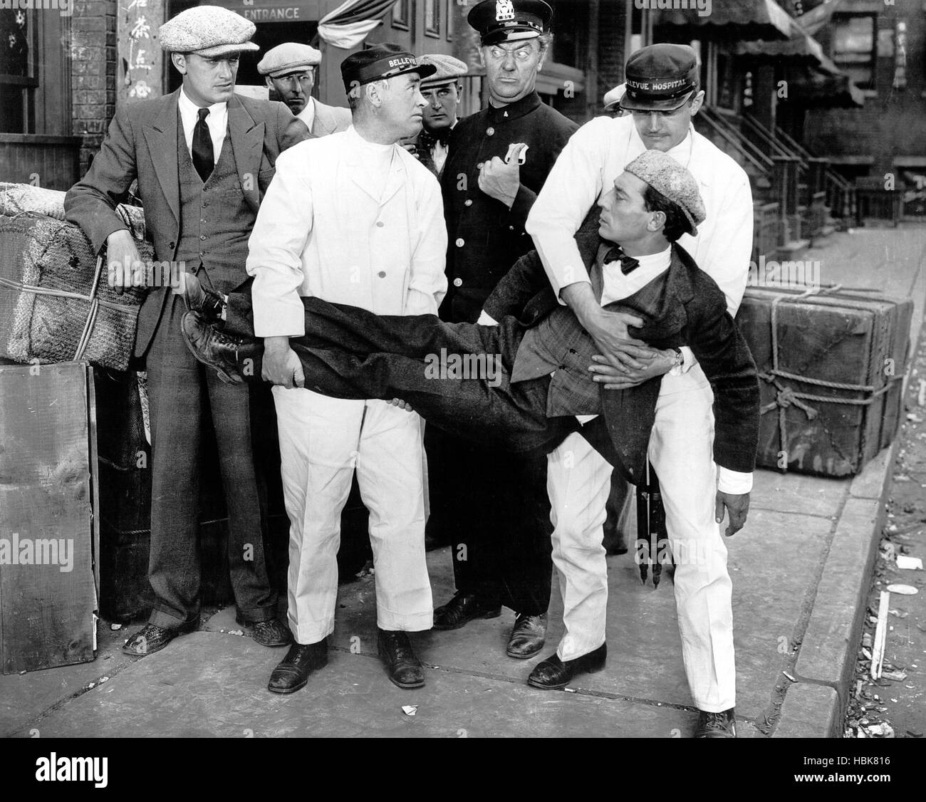 THE CAMERAMAN, Harold Goodwin, Harry Gribbon, Buster Keaton, 1928 Stock ...