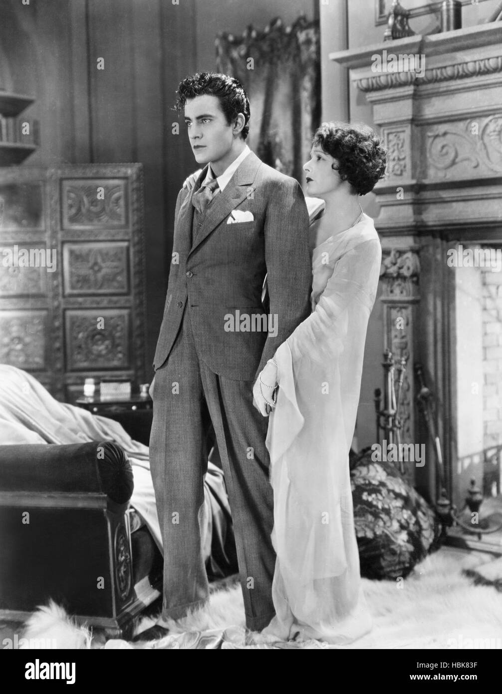 CAMILLE, from left: Gilbert Roland, Norma Talmadge, 1926 Stock Photo ...