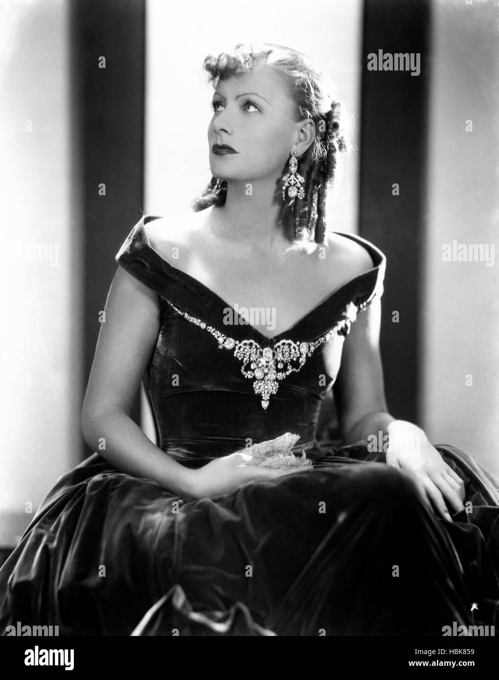 ROMANCE, Greta Garbo, portrait by George Hurrell, 1930 Stock Photo - Alamy