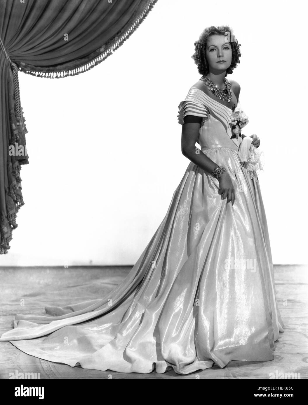 CAMILLE, Greta Garbo, portrait by Clarence Sinclair Bull, 1936 Stock ...