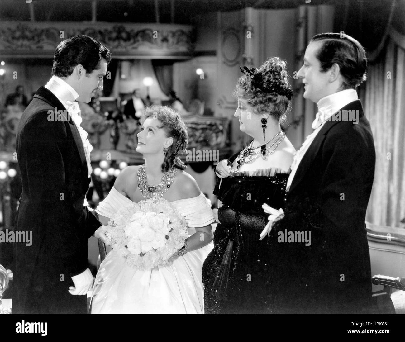 CAMILLE, Robert Taylor (left), Greta Garbo, Laura Hope Crews Stock ...