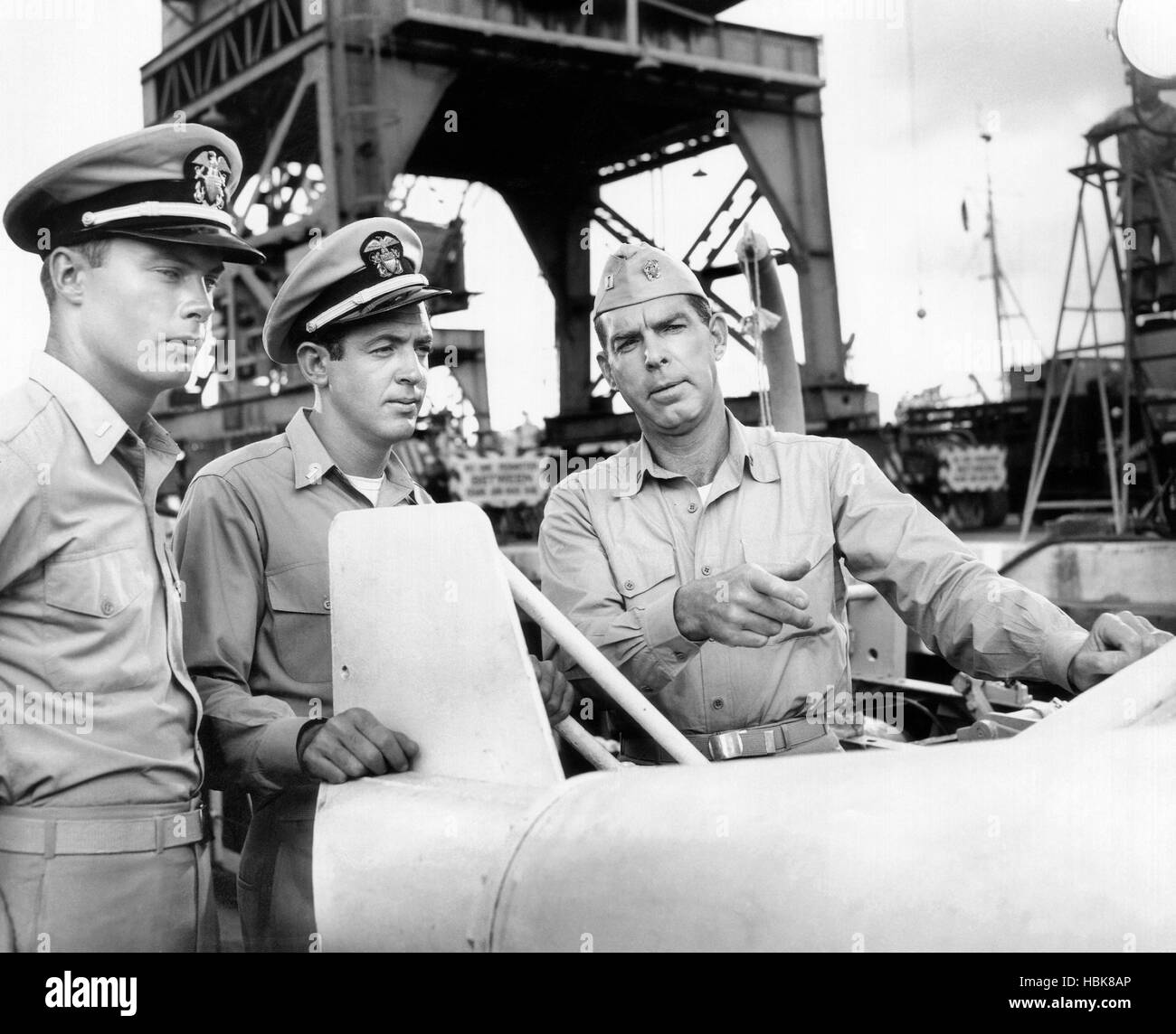 THE CAINE MUTINY, from left, Robert Francis, Jerry Paris, Fred ...