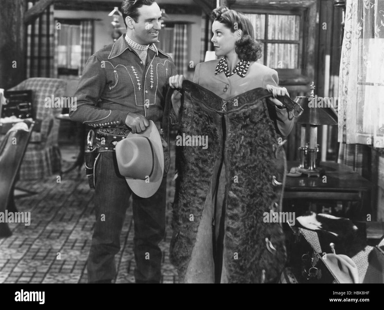 CALL OF THE CANYON, from left, Gene Autry, Ruth Terry, 1942 Stock Photo ...