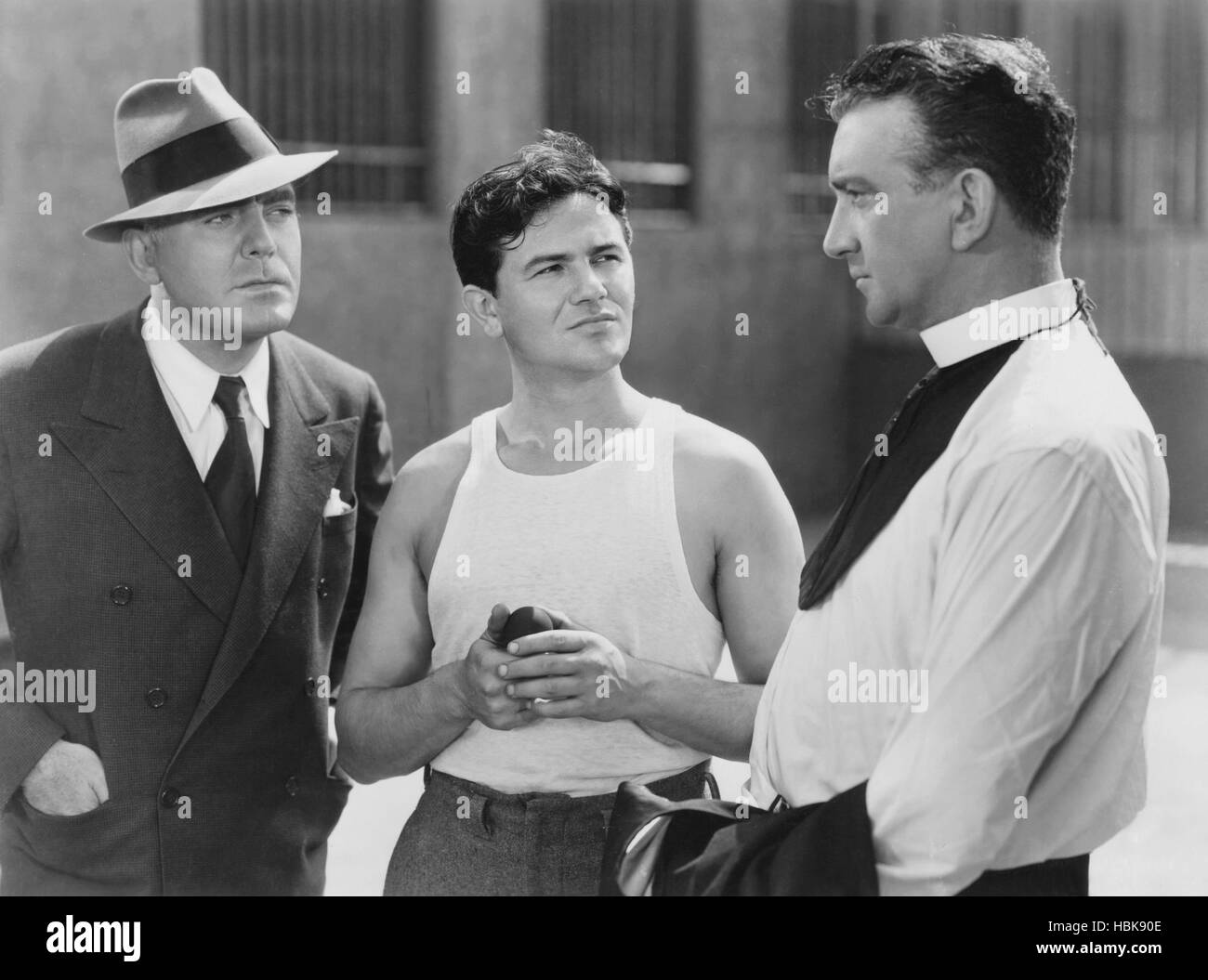 CASTLE ON THE HUDSON, from left: Pat O'Brien, John Garfield, John Litel ...