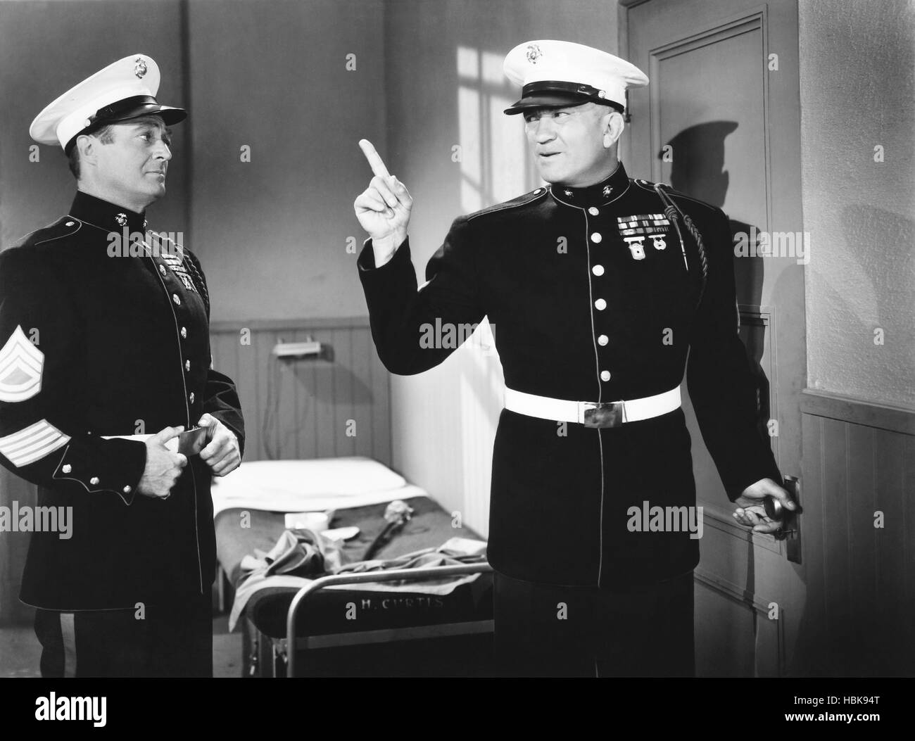 CALL OUT THE MARINES, from left: Edmund Lowe, Victor McLaglen, 1942 ...