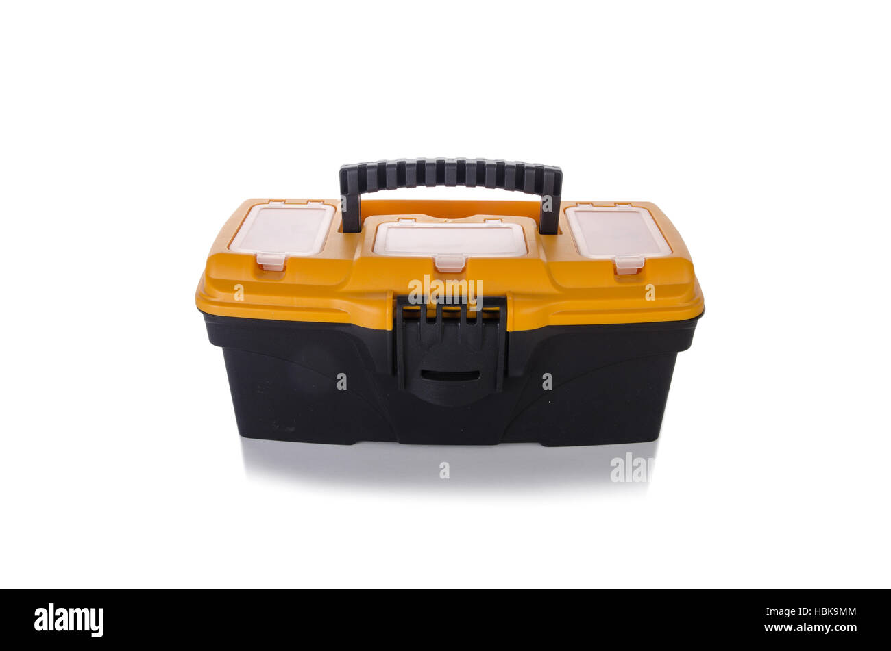 Toolkit box isolated on the white background Stock Photo - Alamy