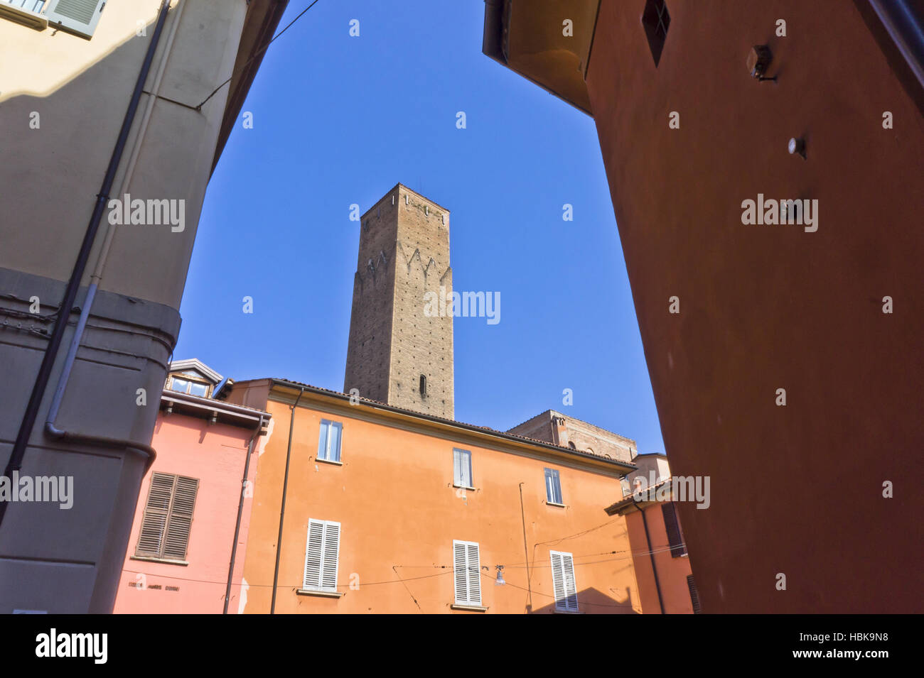 Due Torri, Bologna, Italy Stock Photo - Alamy