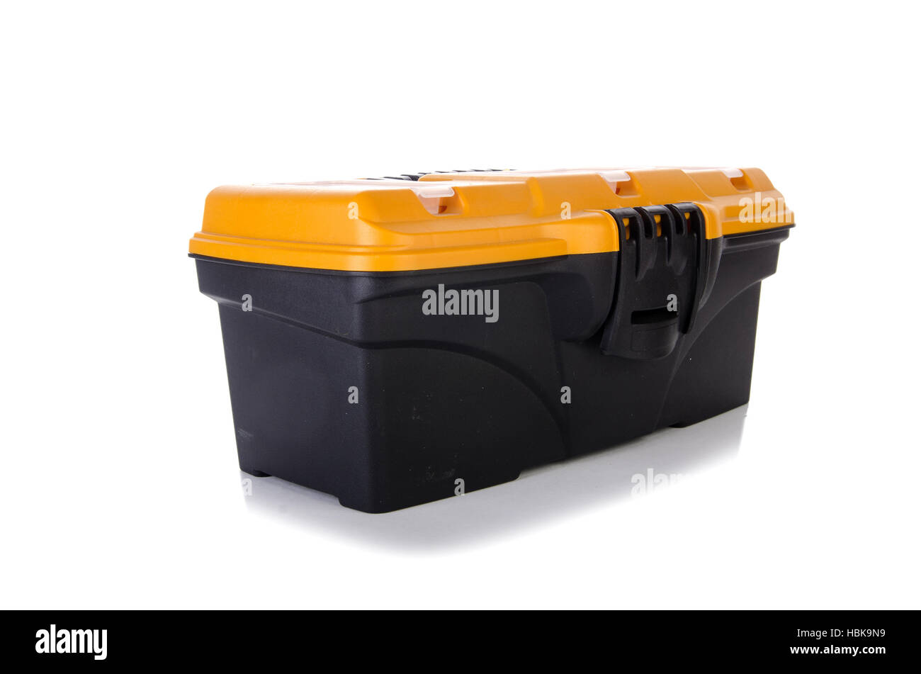 Toolkit box isolated on the white background Stock Photo - Alamy
