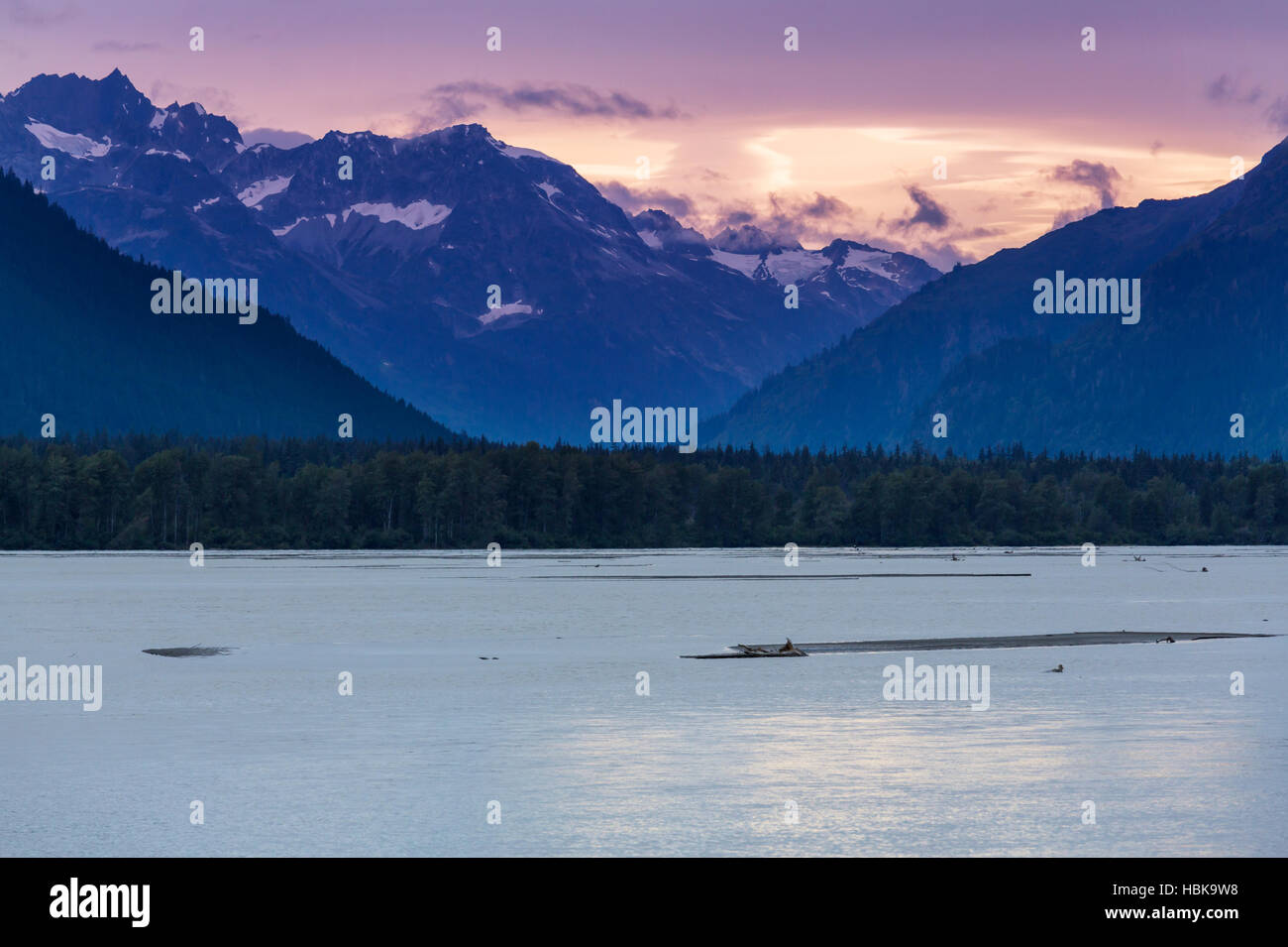 Lake in Alaska Stock Photo - Alamy