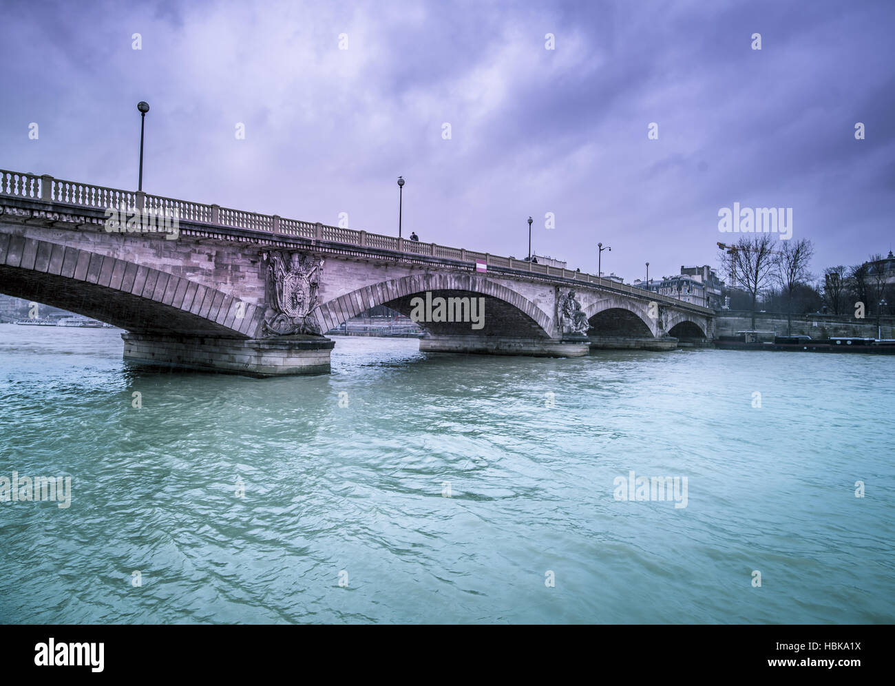 Bridge Austerlitz over river Seine in Paris Stock Photo - Alamy