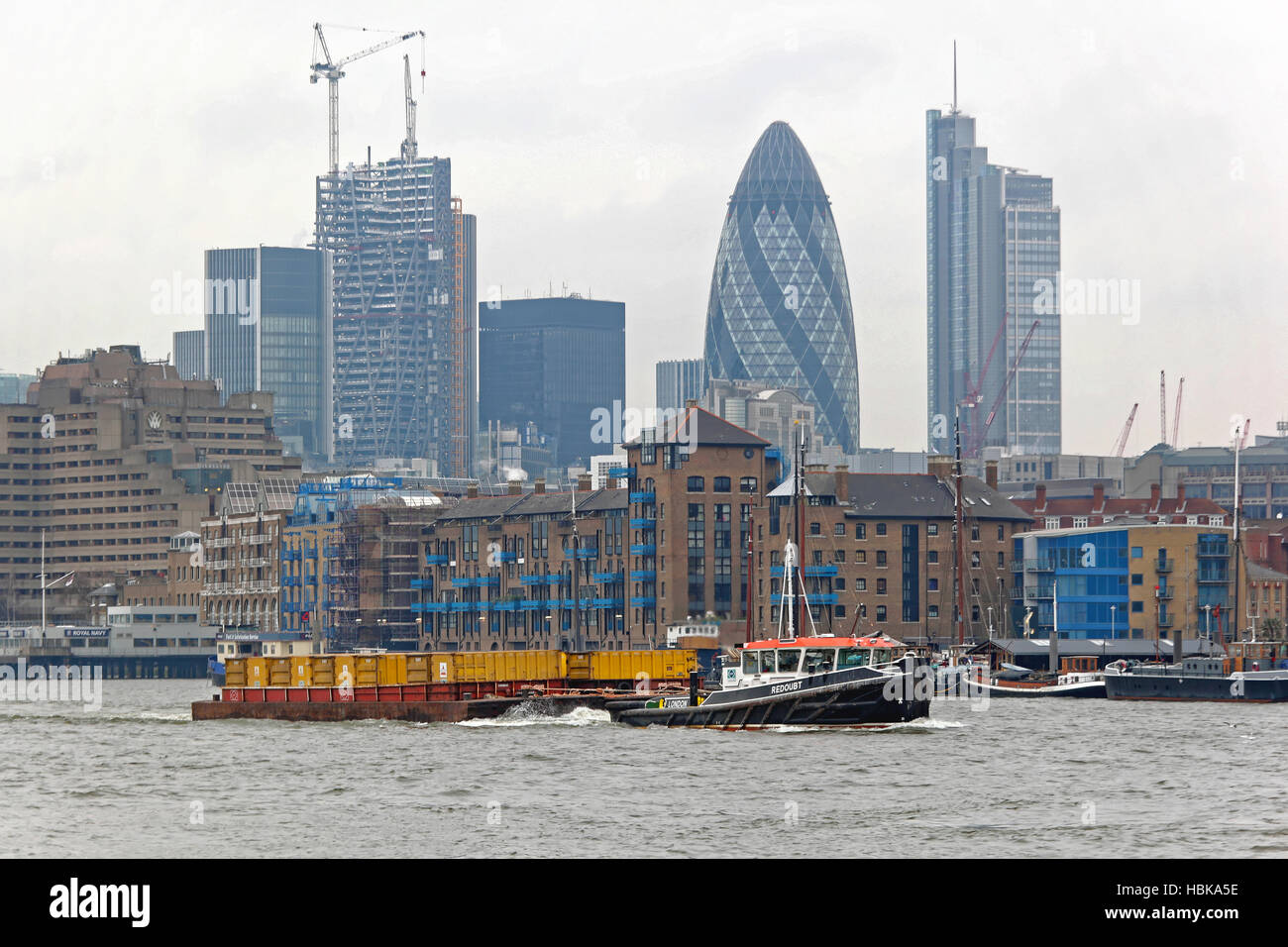 Waste Management Tug Stock Photo - Alamy