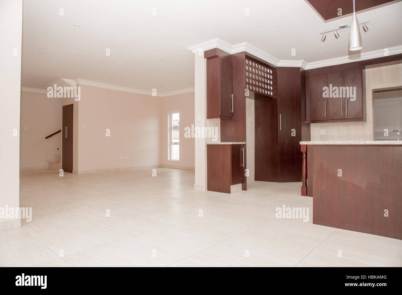 Kitchen of Newly Build House Stock Photo - Alamy