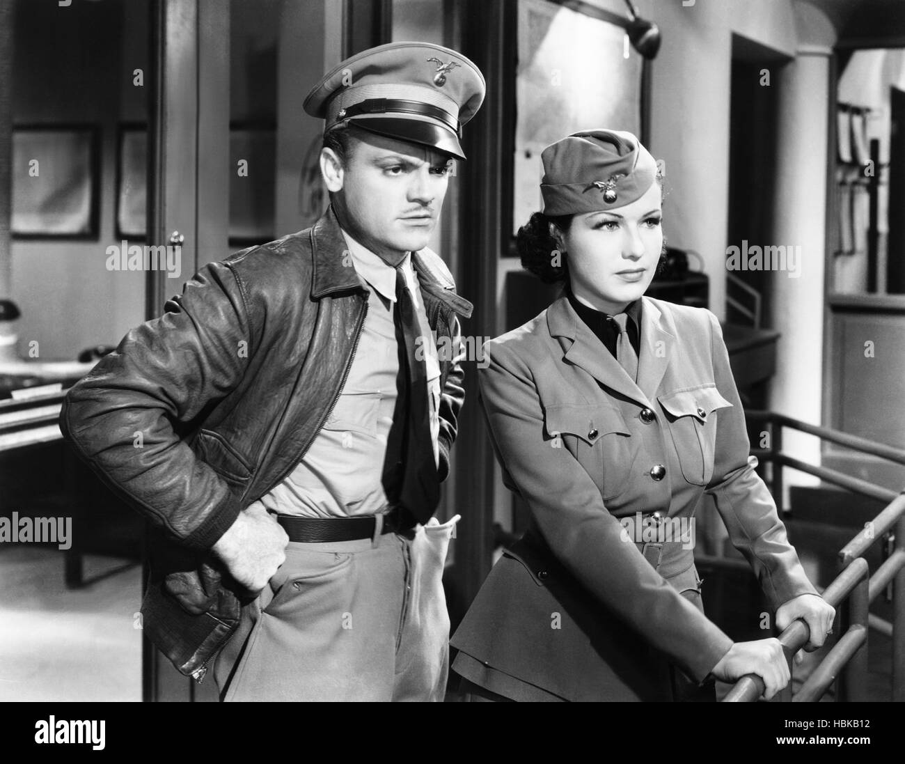 CEILING ZERO, from left: James Cagney, June Travis, 1936 Stock Photo - Alamy