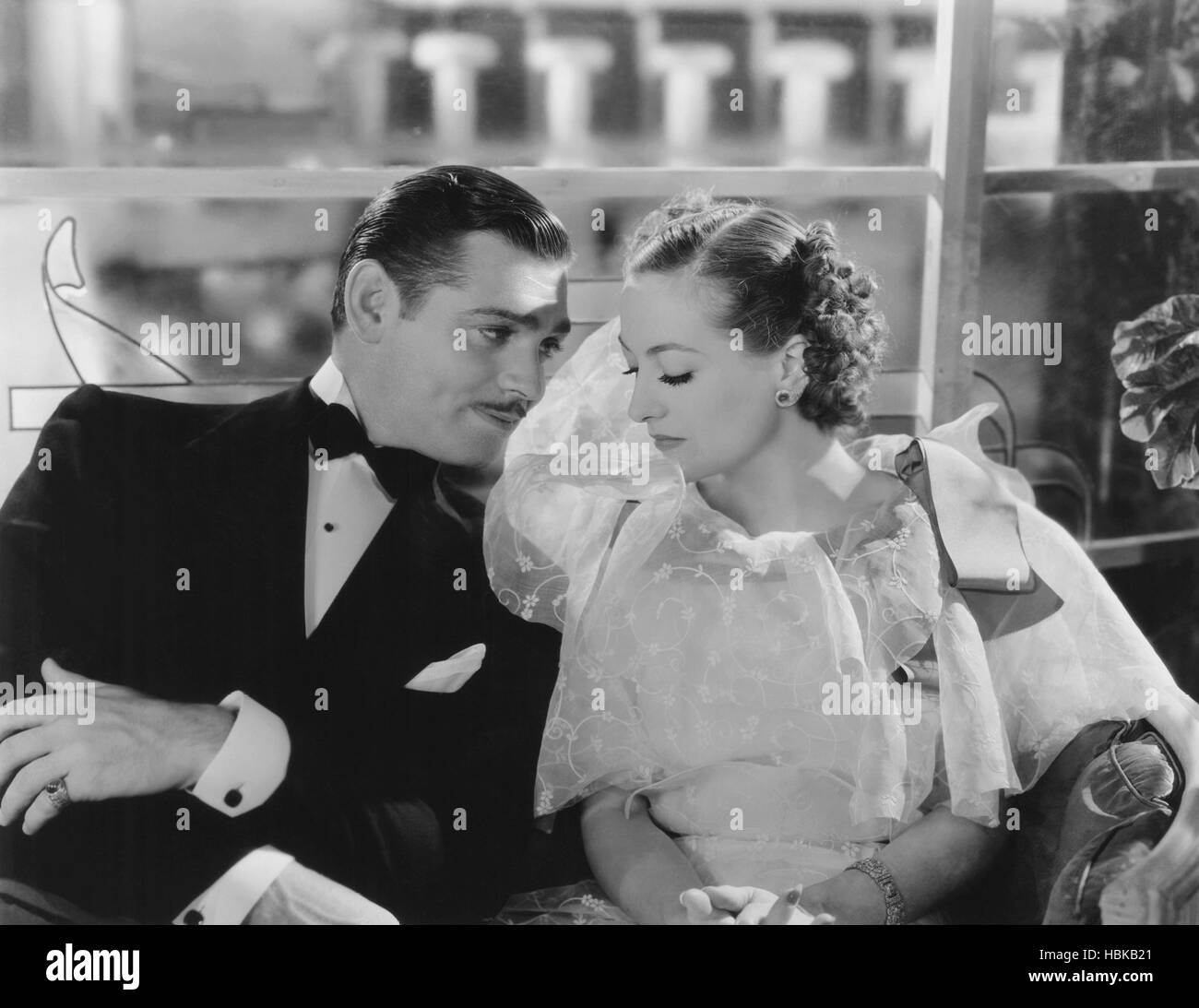 CAINED, from left: Clark Gable, Joan Crawford, 1934 Stock Photo - Alamy