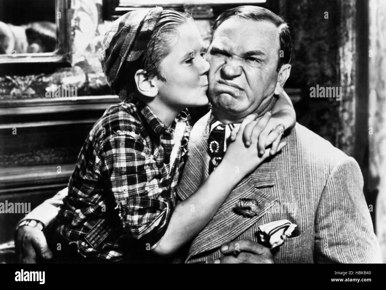 THE CHAMP, from left: Jackie Cooper, Wallace Beery, 1931 Stock Photo ...