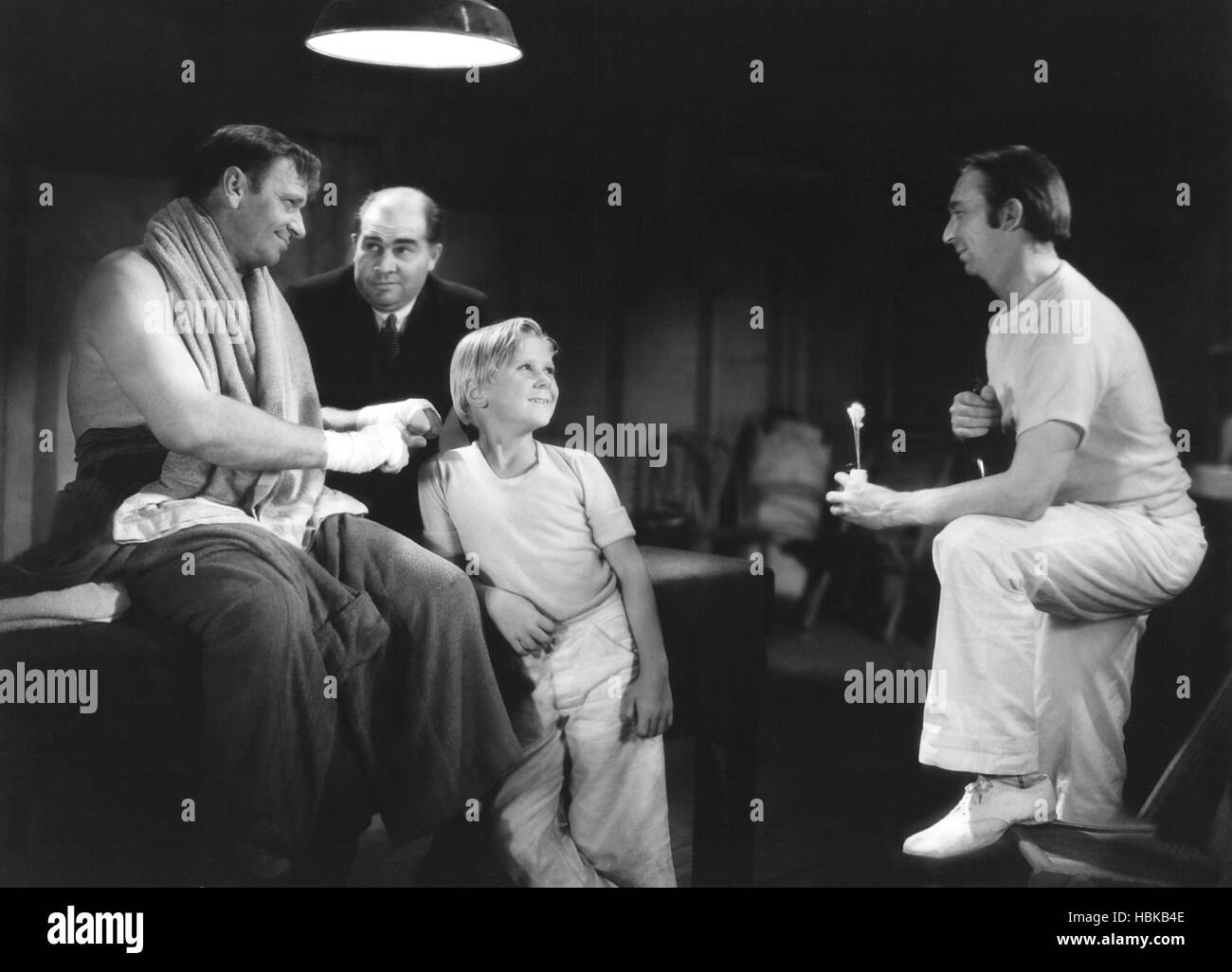 THE CHAMP, Wallace Beery, Edward Brophy, Jackie Cooper, Roscoe Ates ...
