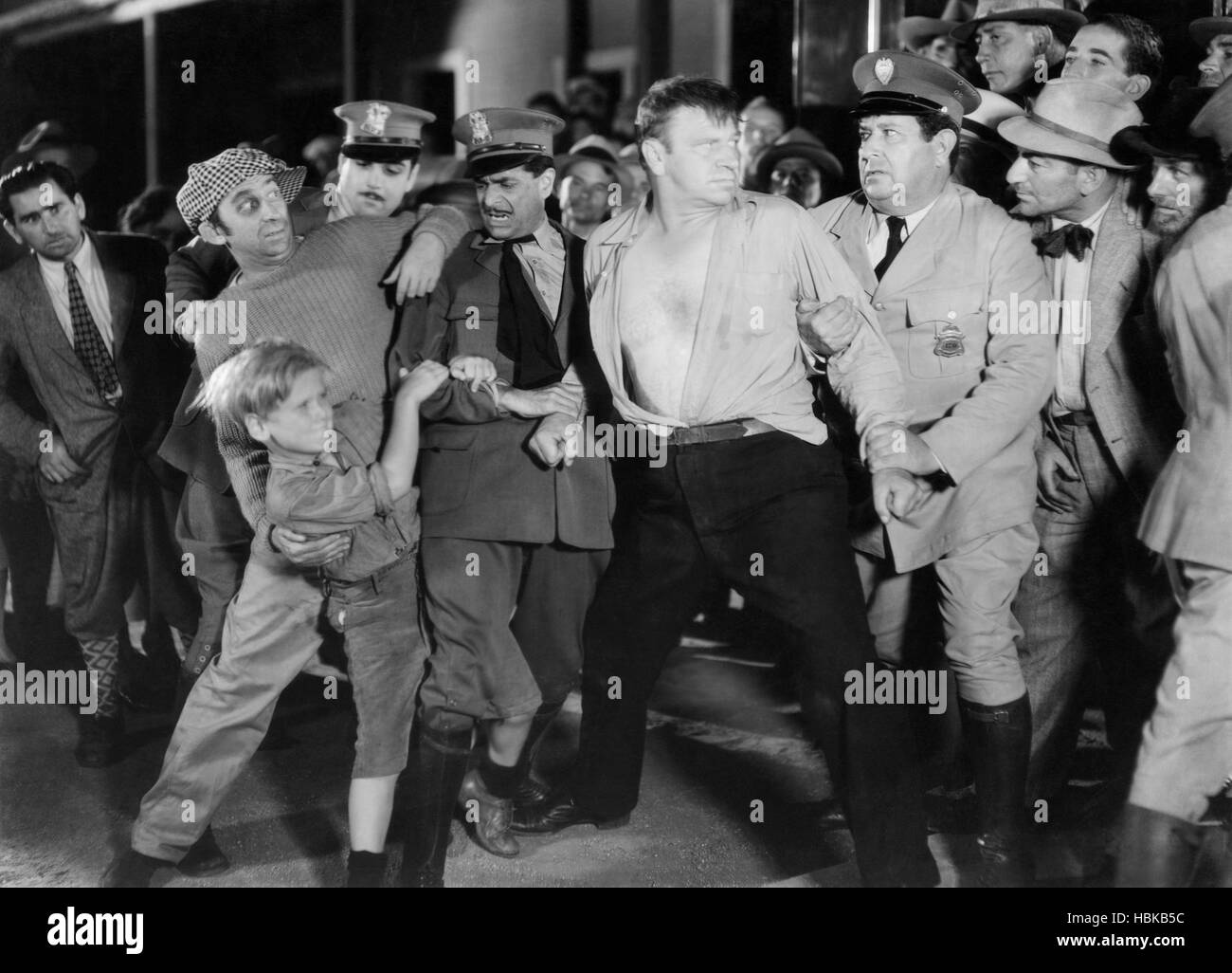 THE CHAMP, Roscoe Ates, Jackie Cooper, Wallace Beery, 1931 Stock Photo ...
