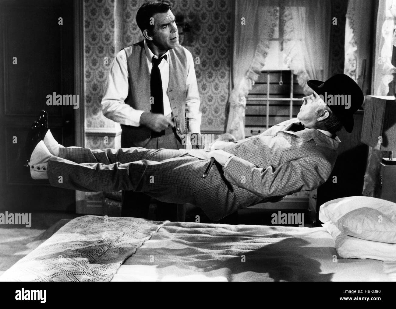 CHARLEY AND THE ANGEL, Fred MacMurray, Harry Morgan, 1973 Stock Photo ...