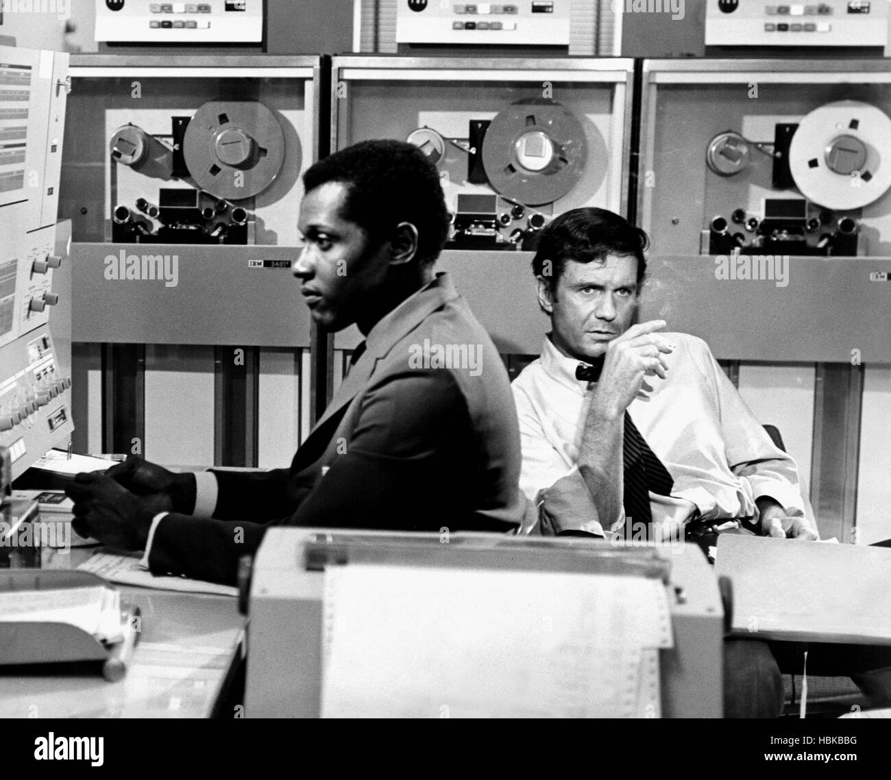 CHARLY, Cliff Robertson, 1968, in computer room Stock Photo - Alamy