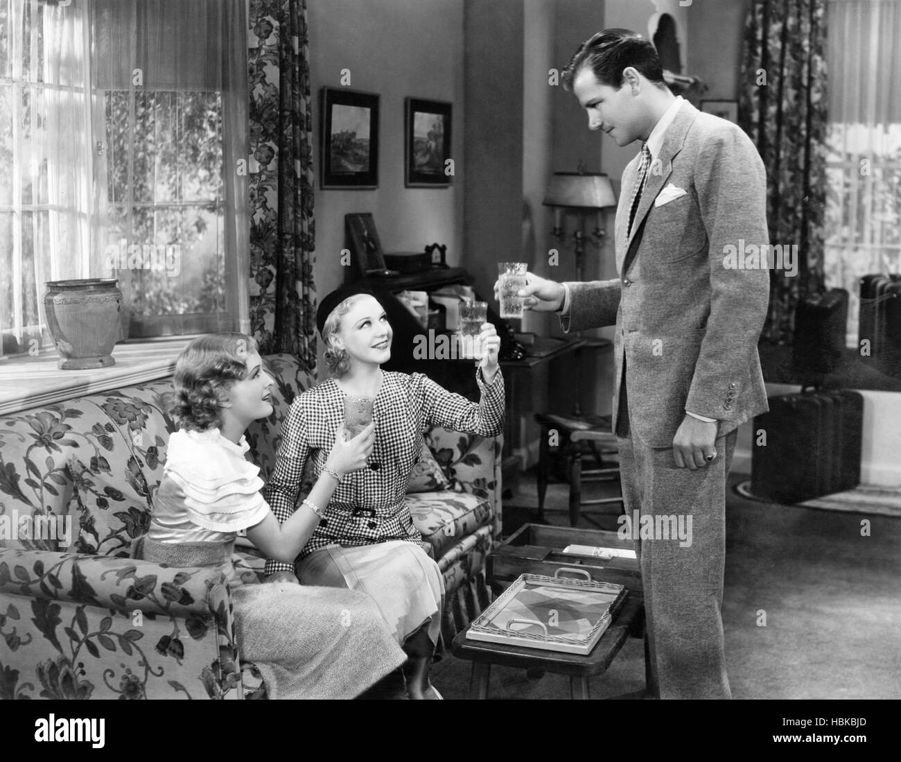 CHANCE AT HEAVEN, from left: Marian Nixon, Ginger Rogers, Joel McCrea ...