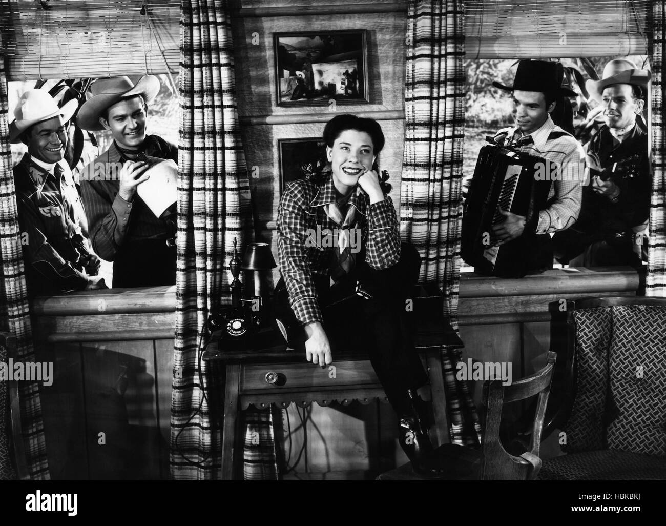 CHATTERBOX, Judy Canova, Spade Cooley and His Boys, 1943 Stock Photo ...
