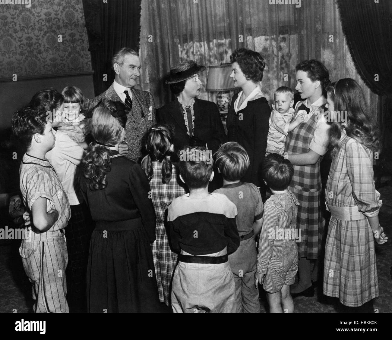 CHEAPER BY THE DOZEN, Clifton Webb, Mildred Natwick, Myrna Loy, 1950 ...