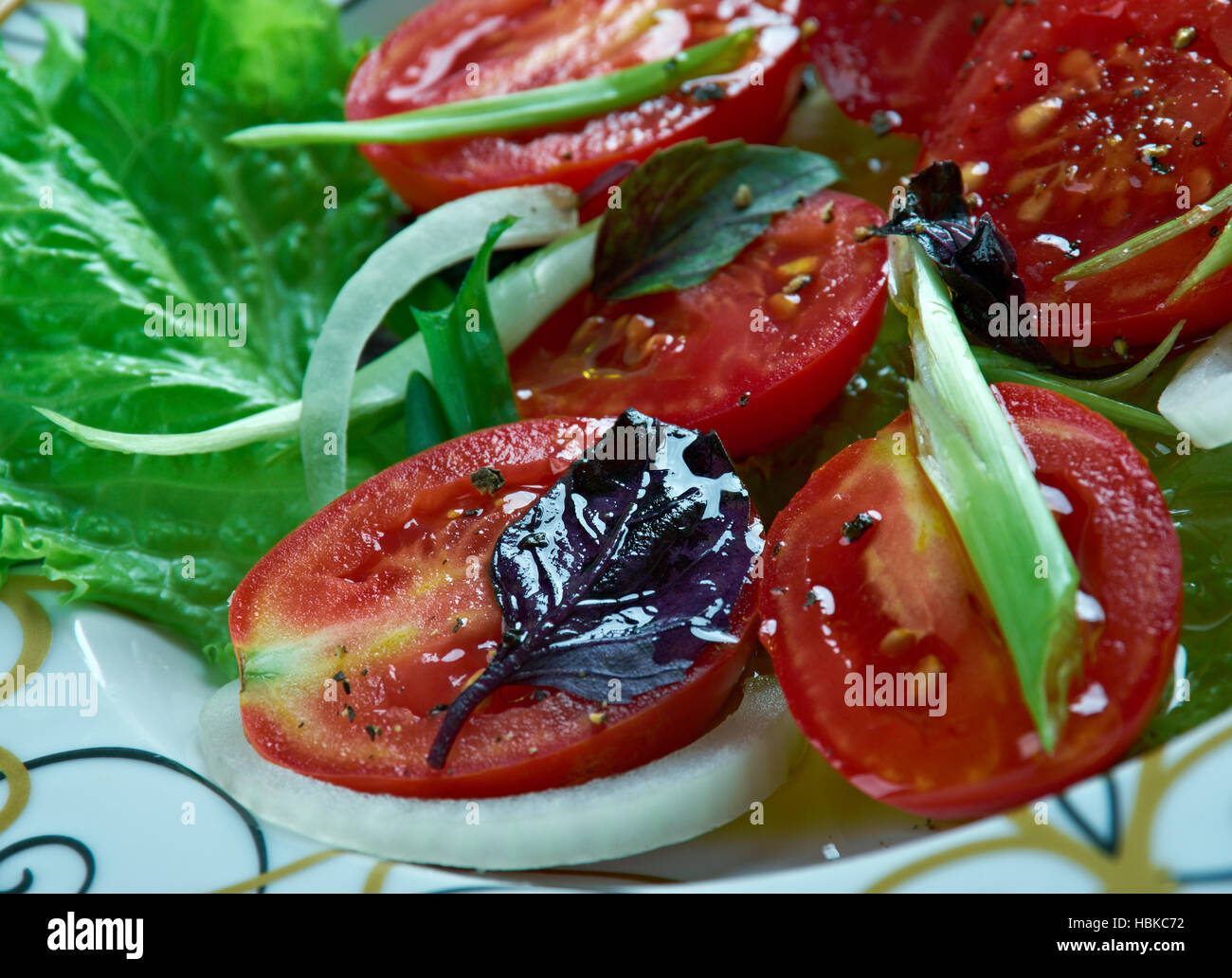 Sudanese Tomato Salad Stock Photo - Alamy