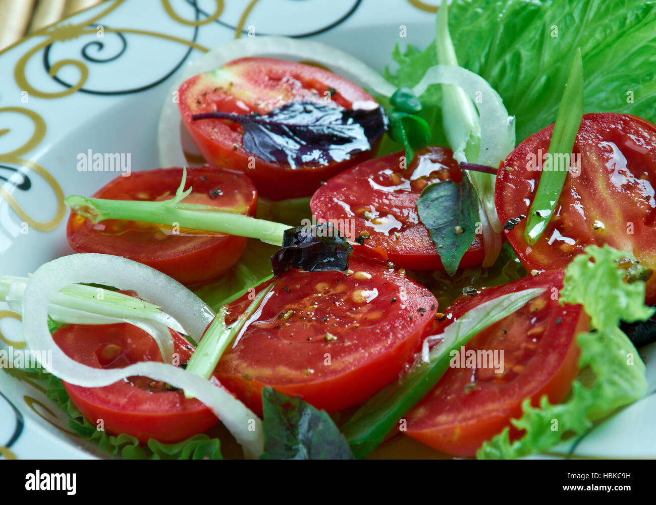 Sudanese Tomato Salad Stock Photo - Alamy